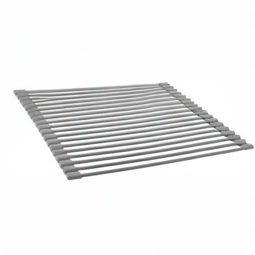 Camco Unknown 43520 Roll-Up Dish Drying Rack - Provides Extra Drying Space for Dishes, Pots and Pans - Heat-Resistant Up to 450° F - 20 ½-Inches x 13-Inches