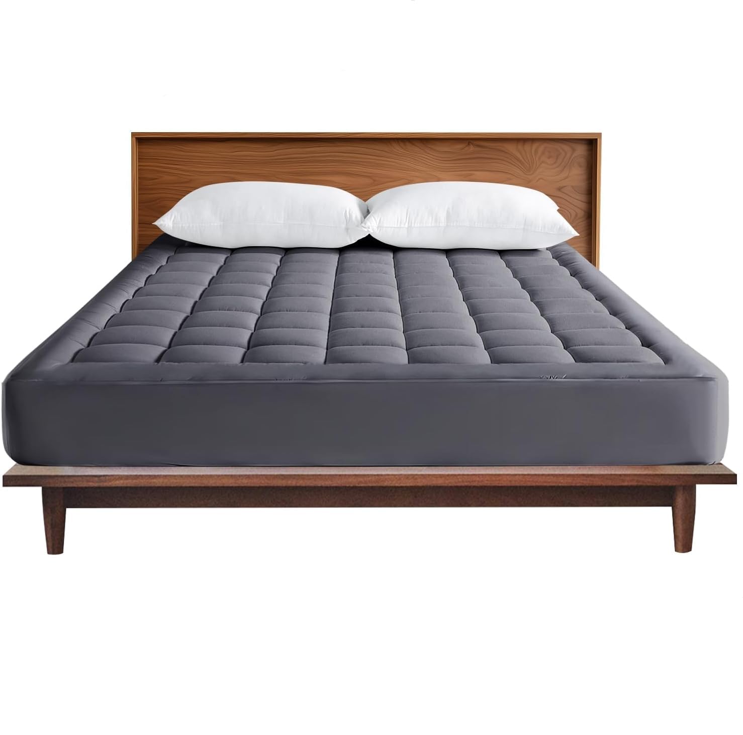 TEXARTIST Queen Mattress Pad Cover Cooling Mattress Topper Pillow Top Mattress Cover Quilted Fitted Mattress Protector with 8-21 Inch Deep Pocket