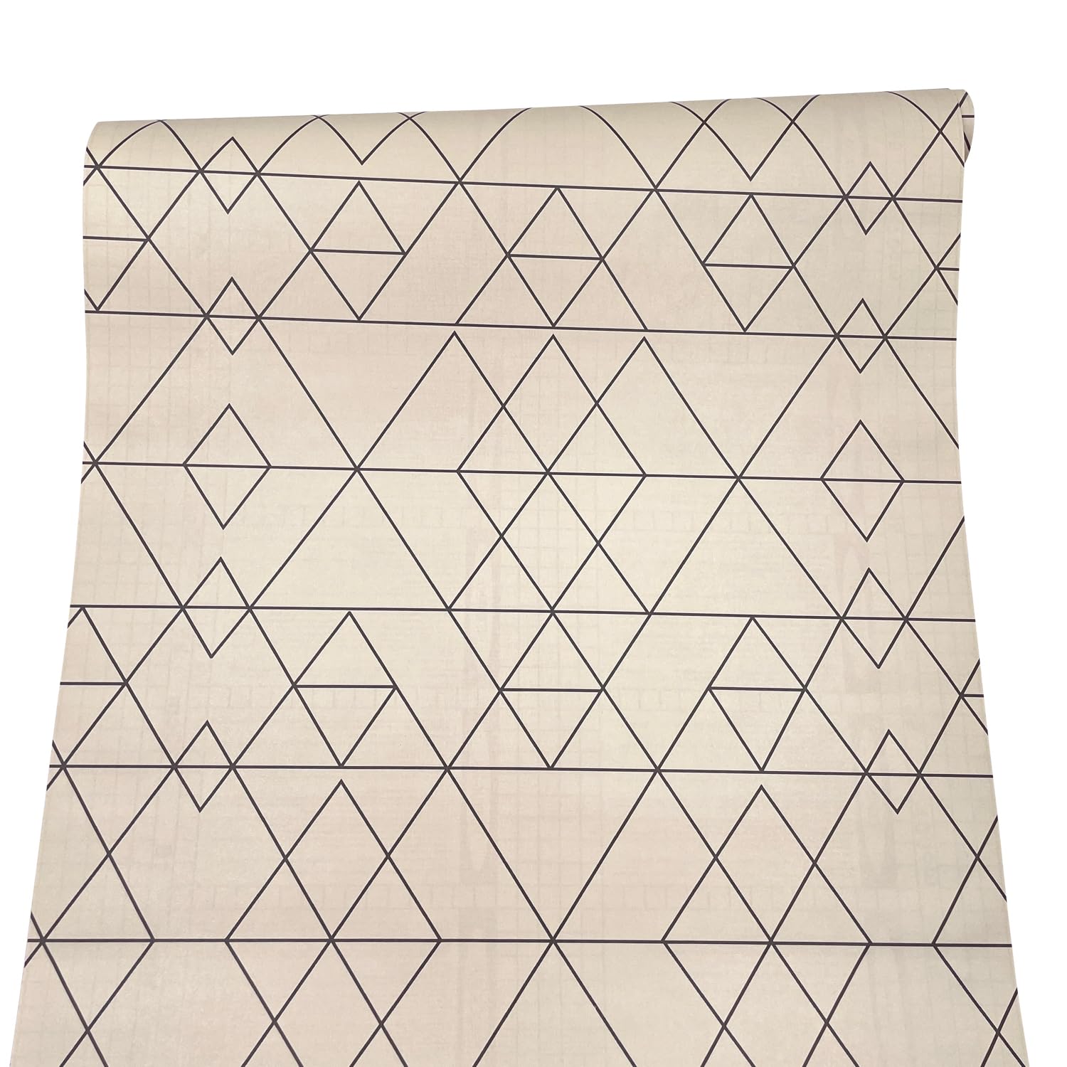 Yifely Geometry Shelving Paper Self-Adhesive Drawer Liner Waterproof Covering Shelf Dividers Entry Tables 17.7 Inch by 9.8 Feet