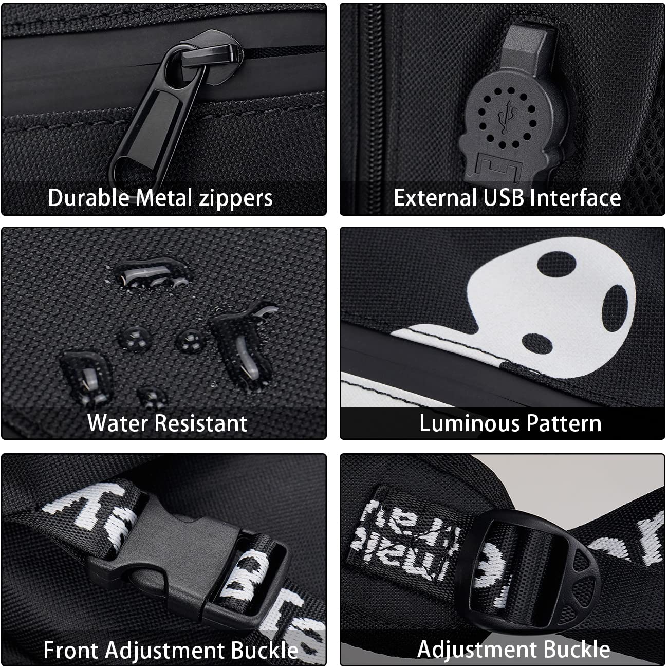 Anime Laptop Backpack for Boys, Kodama School Bags Bookbags for Teen Boys
