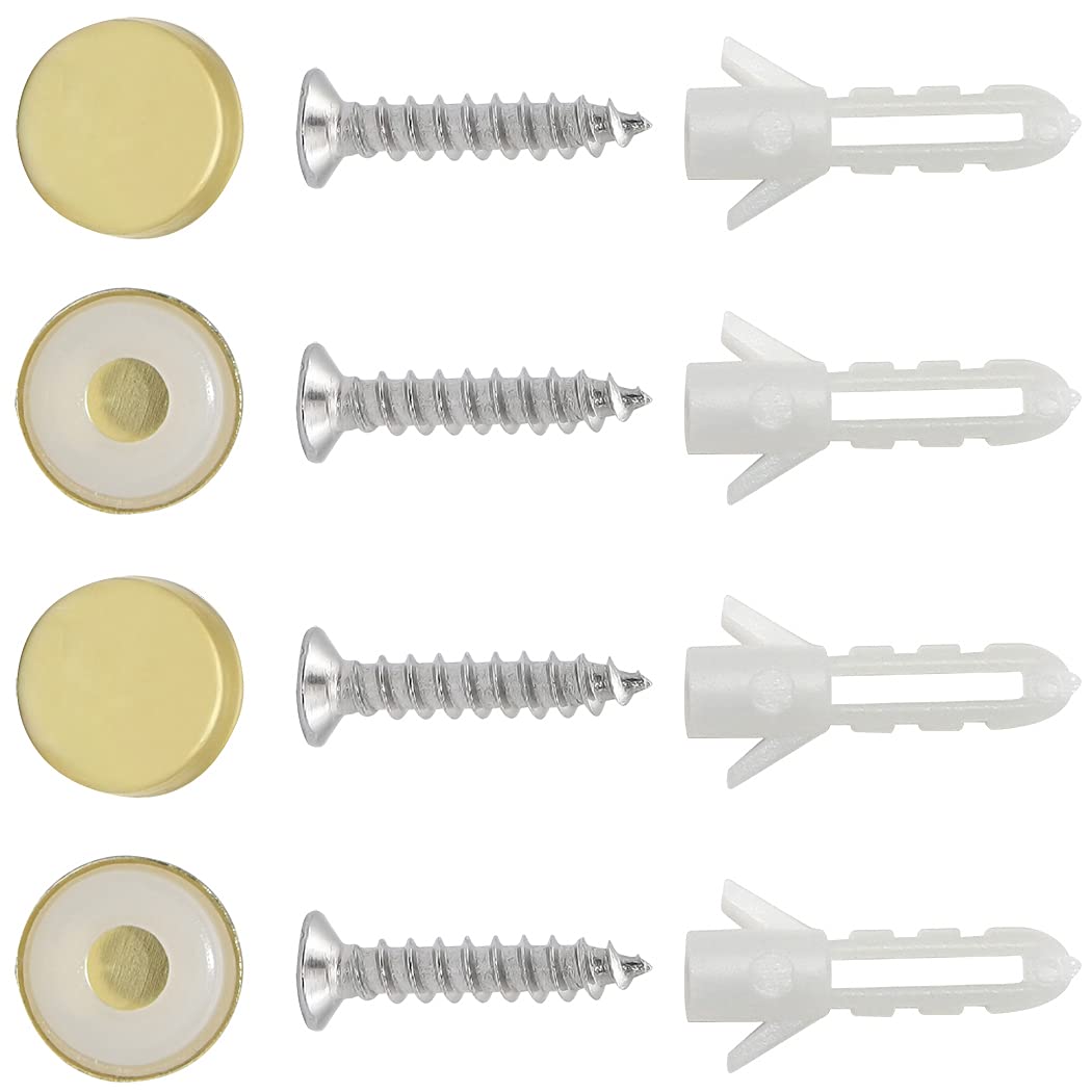 zoohot 12-Inch Gold Wine Glass Rack, Under Cabinet Wine Glass Holder Stainless Steel Stemware Rack - Hanging Stemware Holder for Cabinet Kitchen Bar, Set of 3