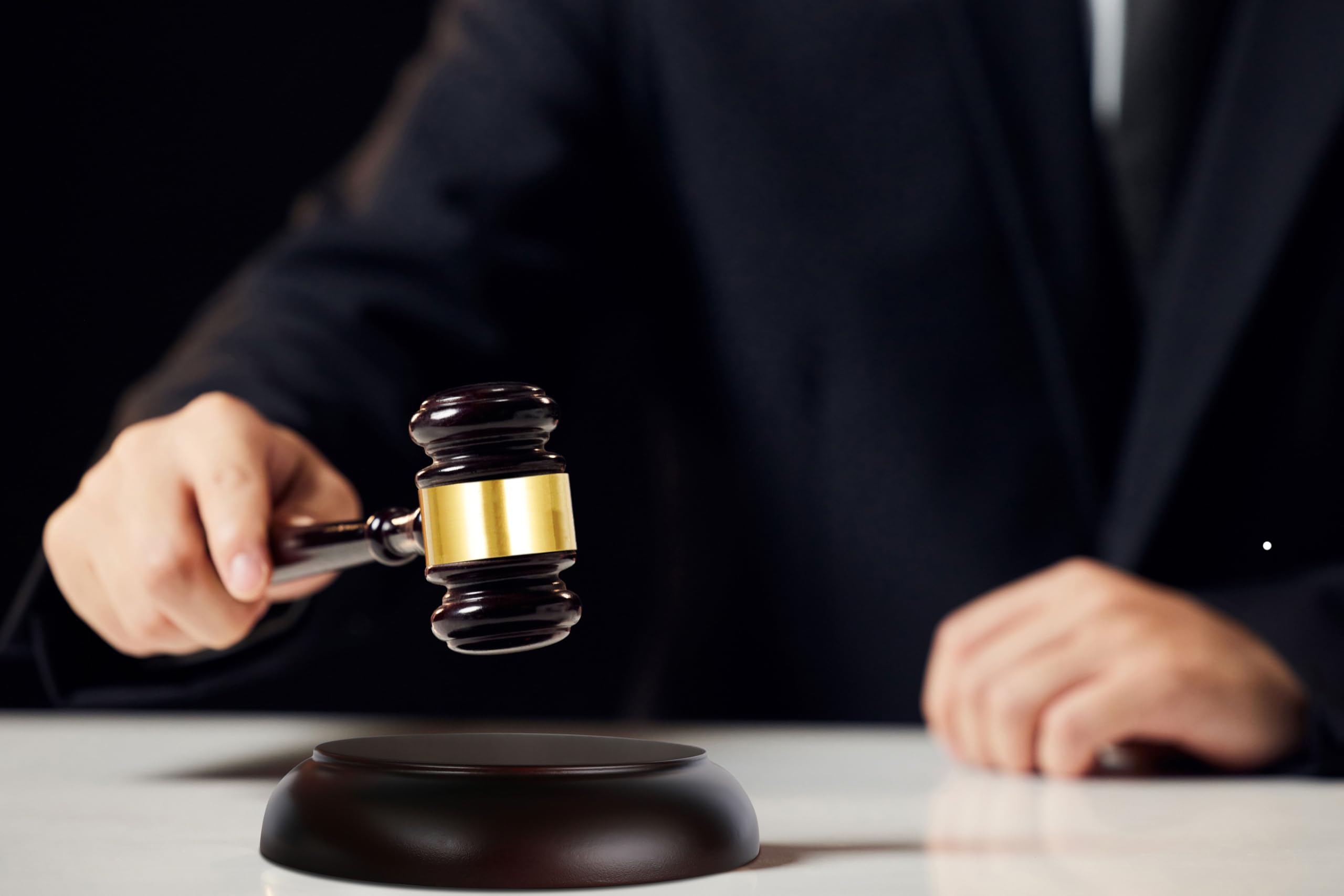 Apexstone Wooden Gavel and Block for Lawyer Judge Auction Sale