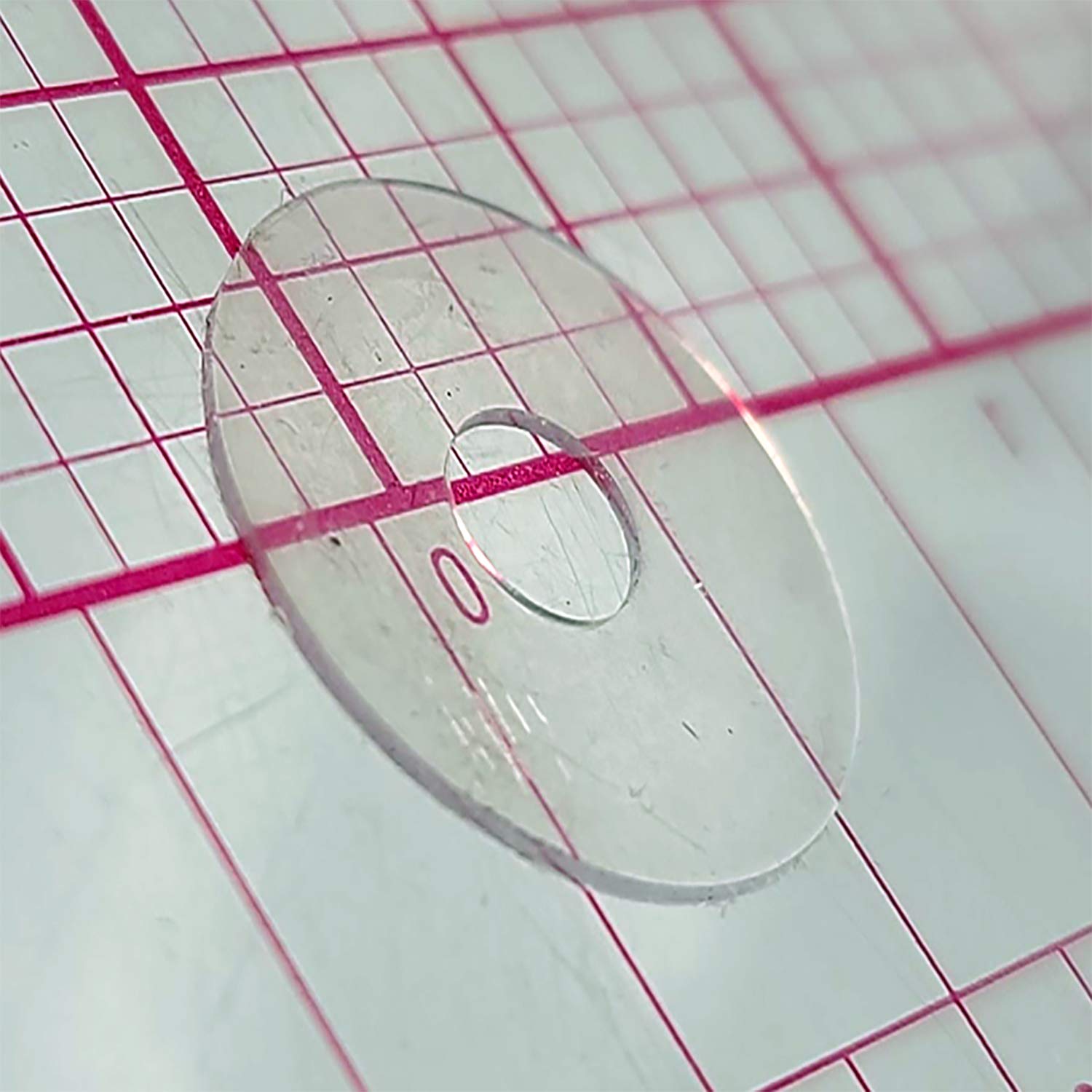Sure Grips by Ultima β Non-Slip Ruler Grip Rings with 3M Adhesive Backing β Designed for Quilting & Patchworking β Works on Any Ruler β 30 Rings, 15 Large & 15 Small