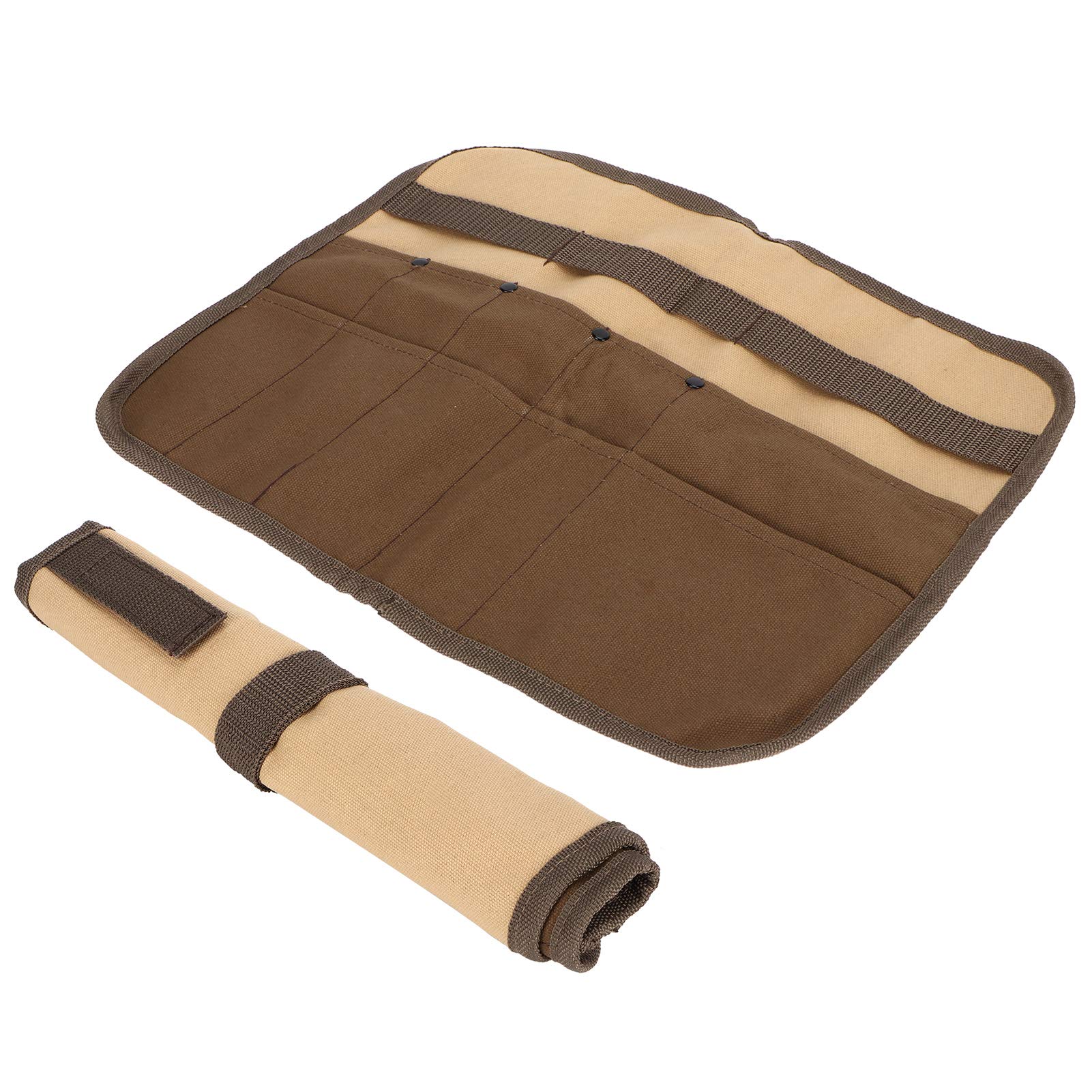 Camping Tableware Bag, Picnic Camping Organizer Picnic Cutlery Roll Flatware Organizers Hanging Storage Bag, for Outdoor Picnic Barbecue