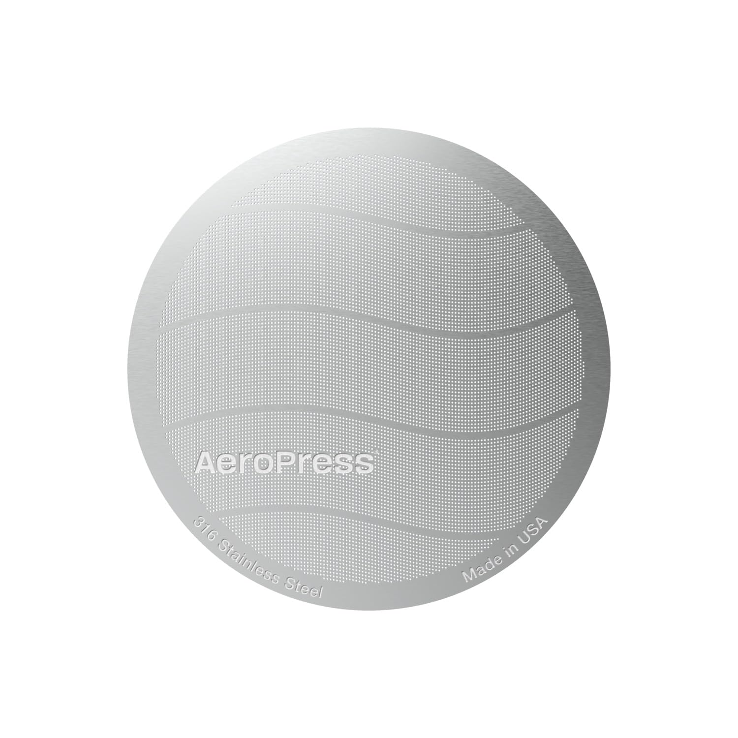AeroPress Stainless Steel Reusable Filter - Metal Coffee Filter for AeroPress Original & AeroPress Go Coffee Makers, 1 Pack, 1 Filter