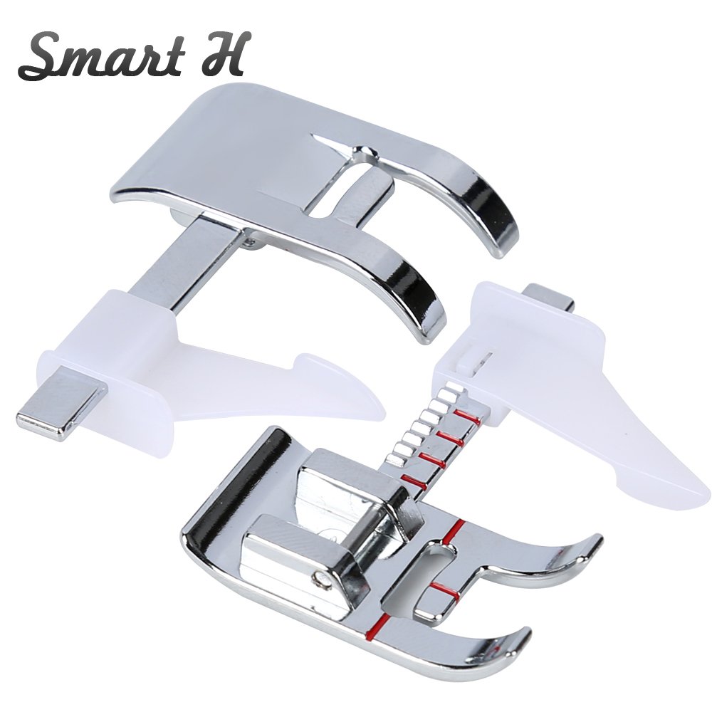 Smart H Adjustable Guide Sewing Machine Presser Foot. Fits for Low Shank Domestic Sewing Machine. Snapping On Brother, Babylock, Singer, Janome , Juki, New Home.