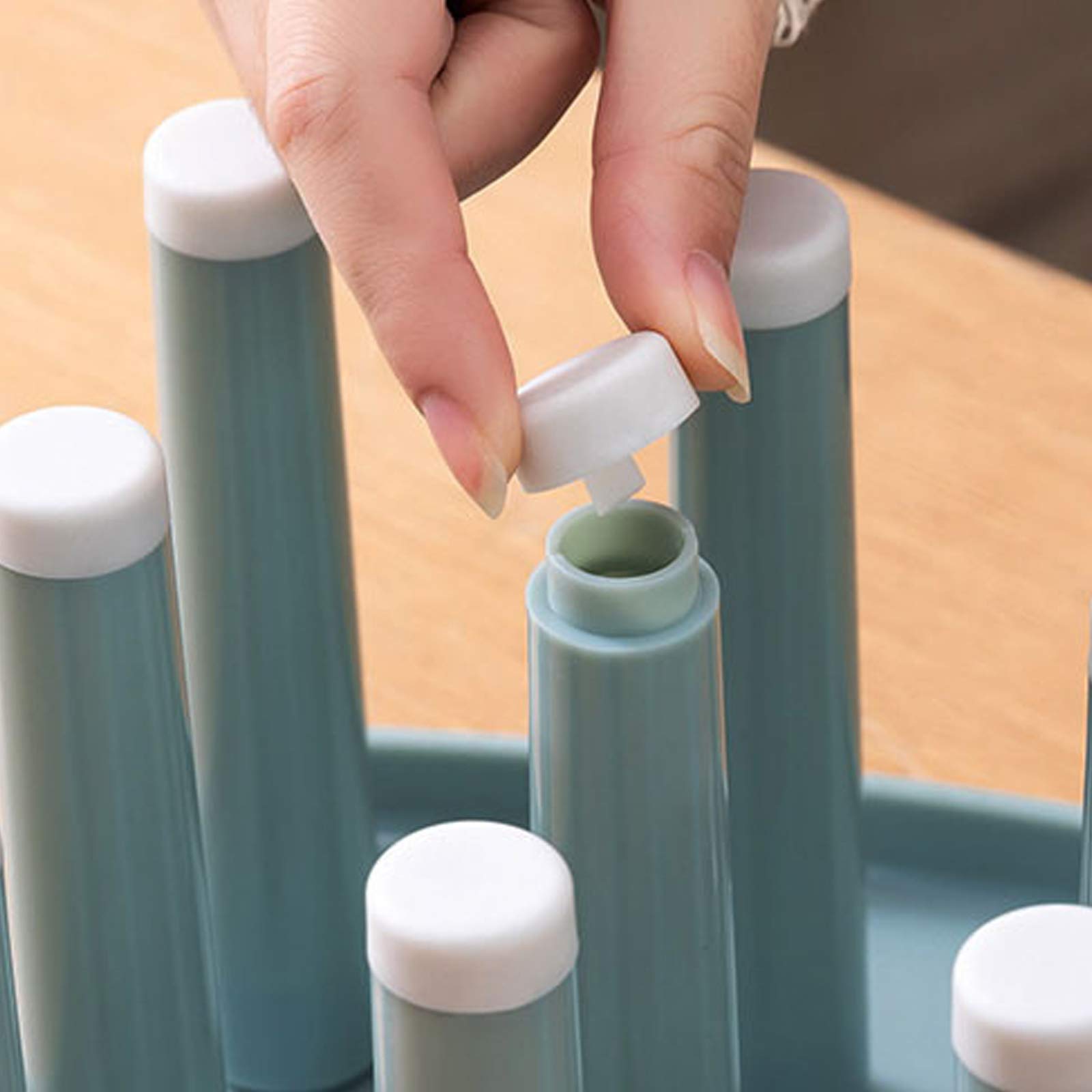 Cup Drying Rack Coffee Mug Tea Cup Drinking Glass Drying Drain Rack Holder Organizer, 9 Cups Drying Holder Rack, for Home Kitchen Bar