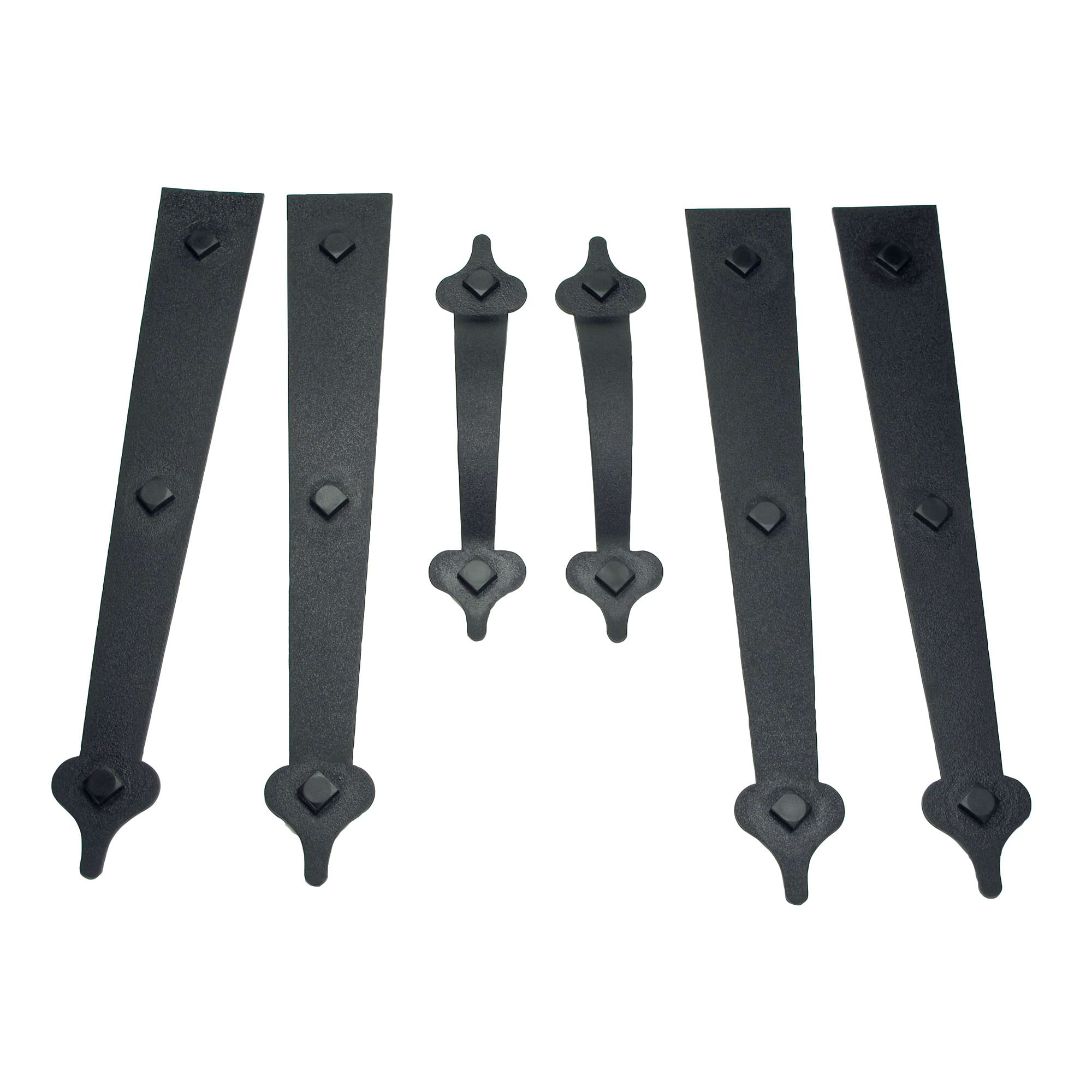 Household Essentials 240 Hinge It Magnetic Decorative Garage Door Accents | Black