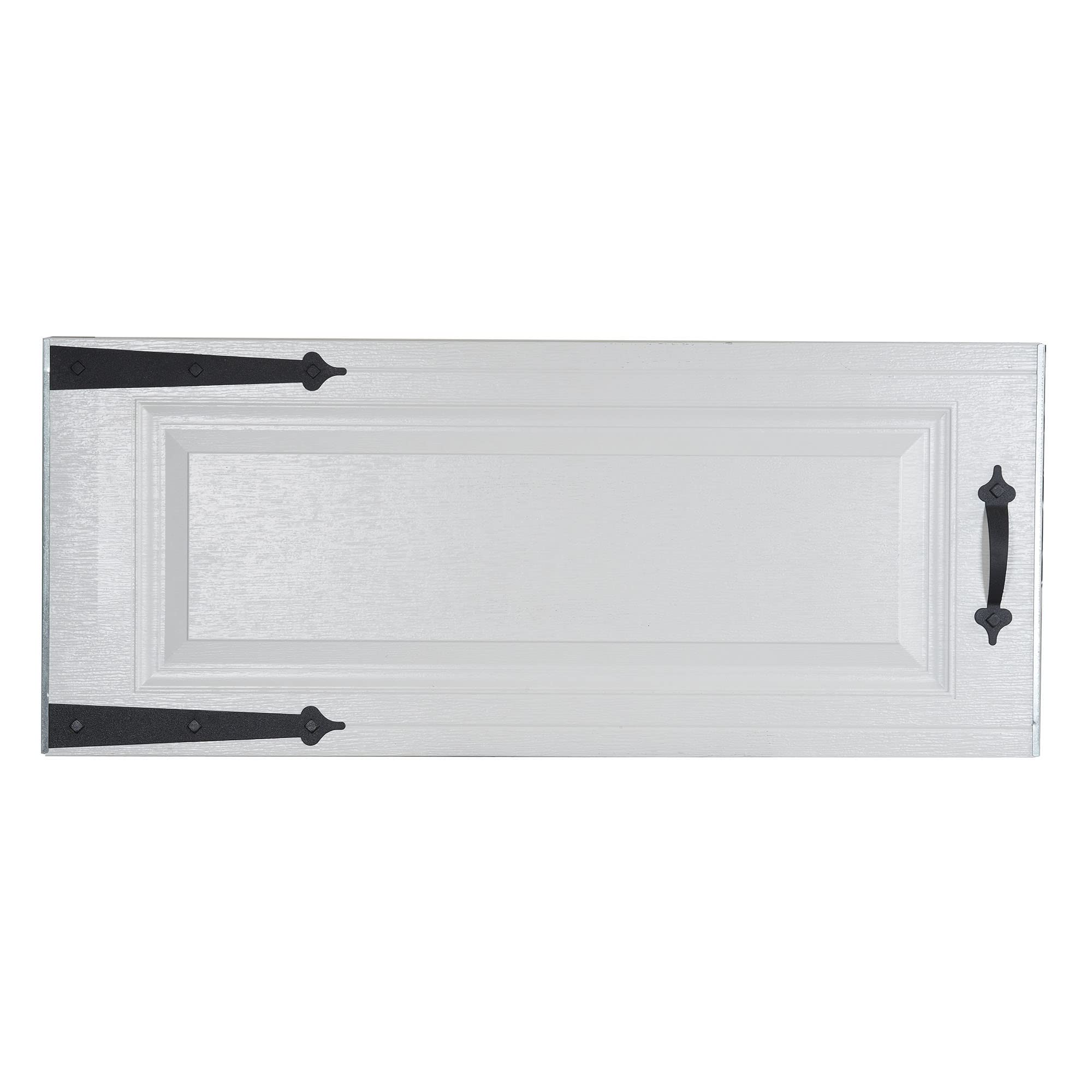 Household Essentials 240 Hinge It Magnetic Decorative Garage Door Accents | Black
