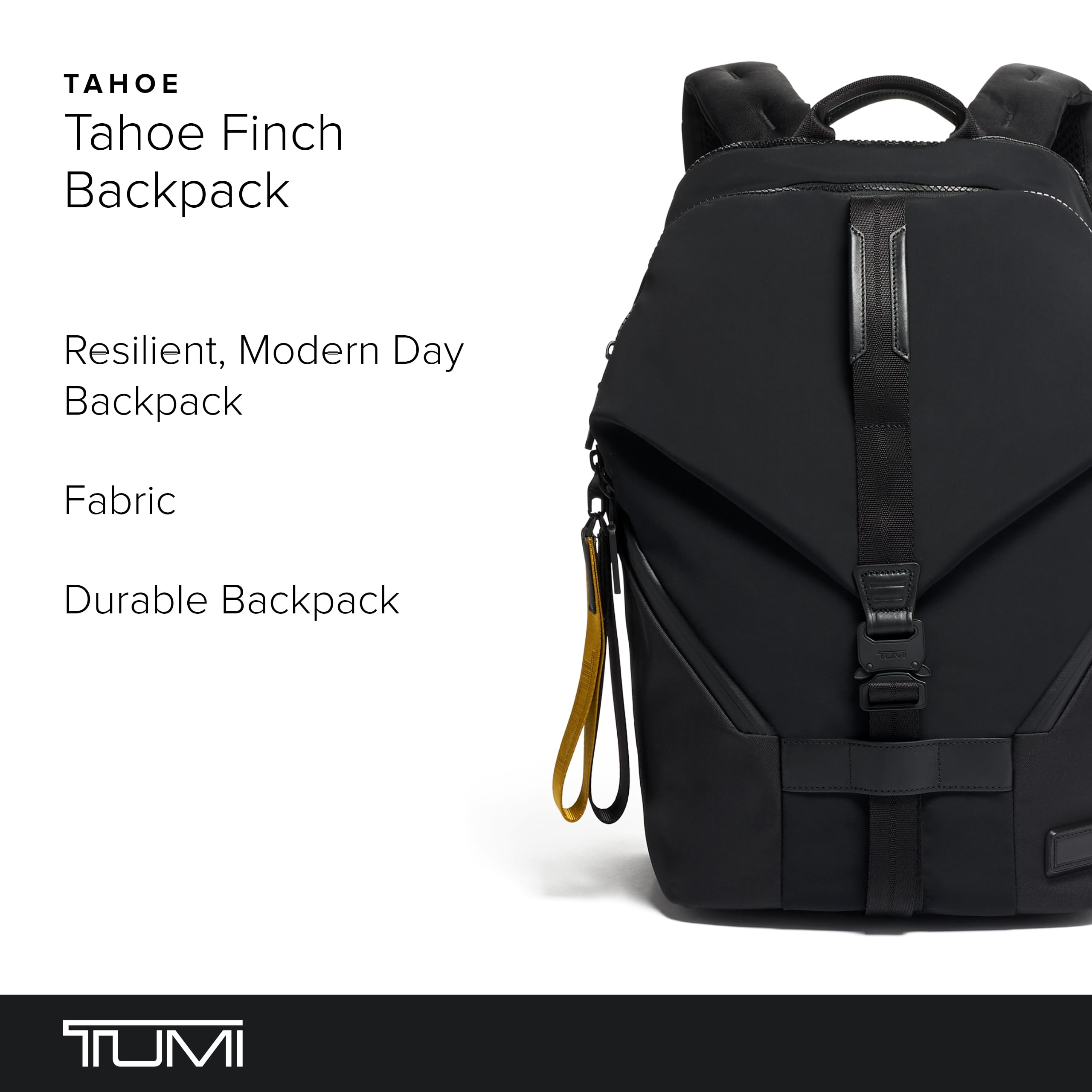 Tumi Men's Tahoe Finch Backpack, Black, One Size