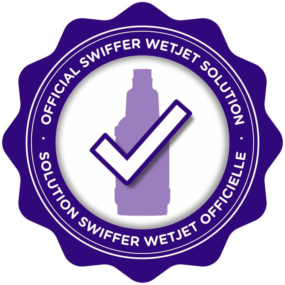 Swiffer WetJet Multi-Purpose Floor Cleaner Solution with Febreze Refill, Lavender Vanilla and Comfort Scent, 1.25 Liter (Pack of 2)