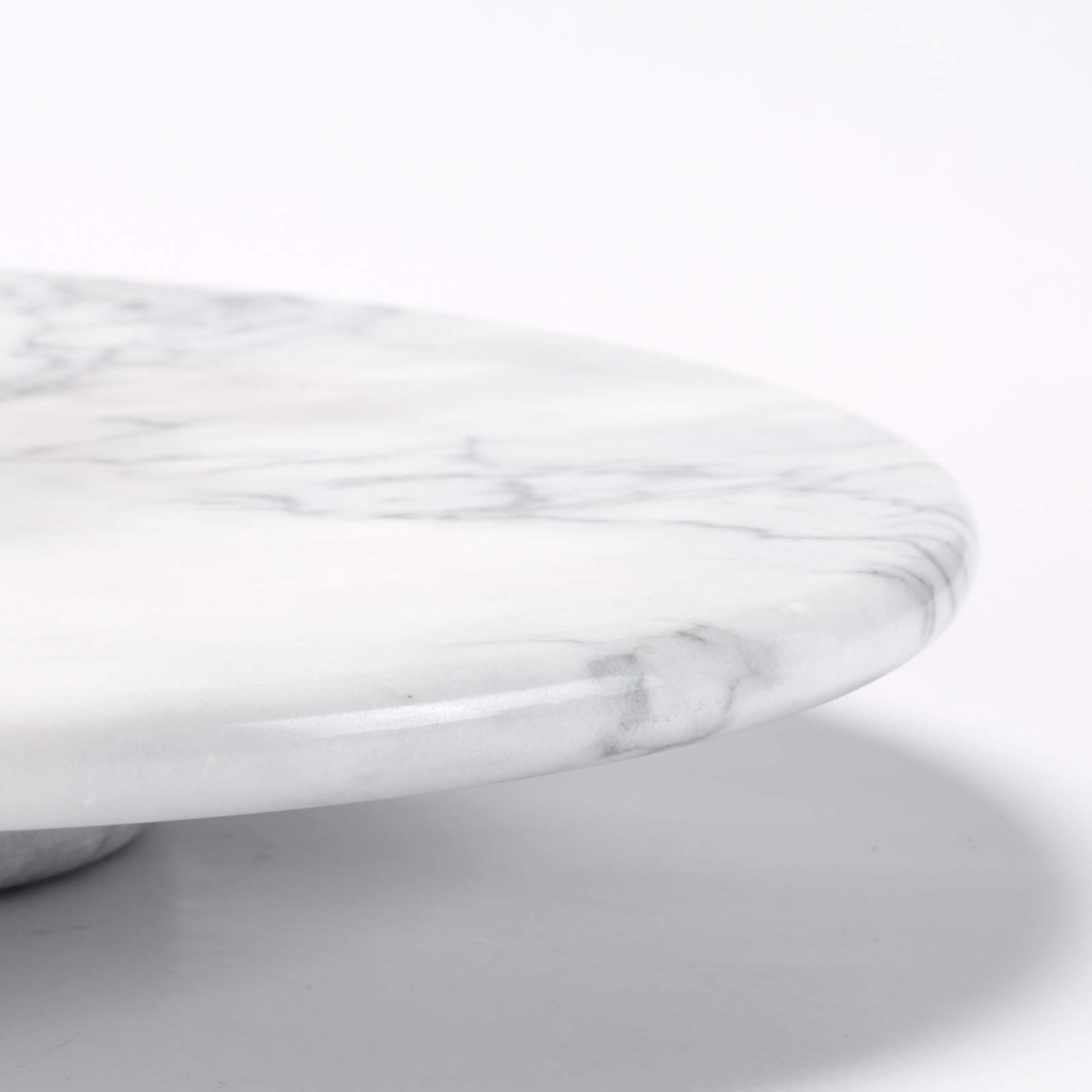 jalz jalz 12'' Marble Lazy Susan Kitchen Turntable