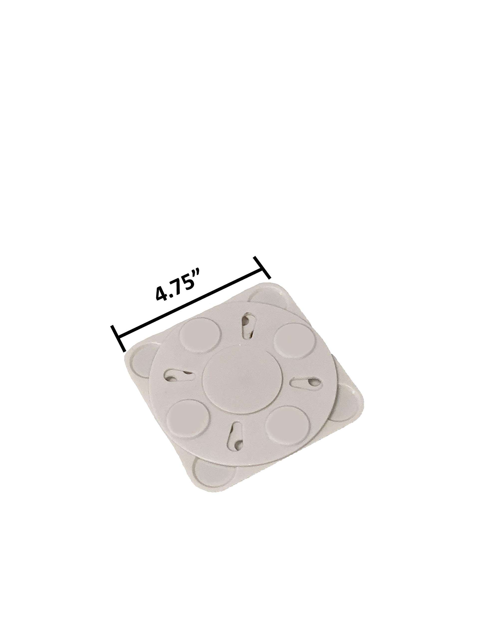 360° Rotating Base Turntable Great for Computer Monitor Lazy Susan Cake Decorating Crafts (5 inches)