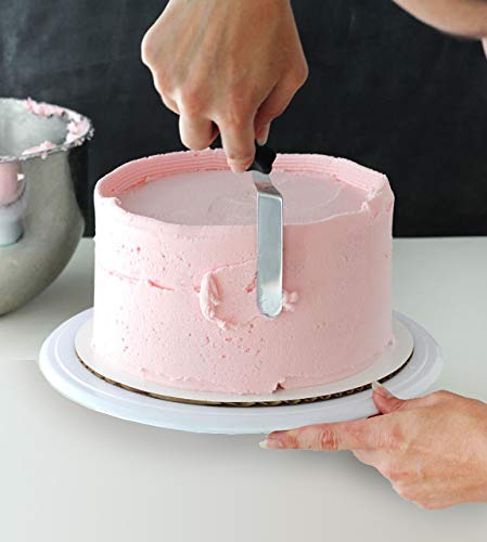 360° Rotating Base Turntable Great for Computer Monitor Lazy Susan Cake Decorating Crafts (5 inches)