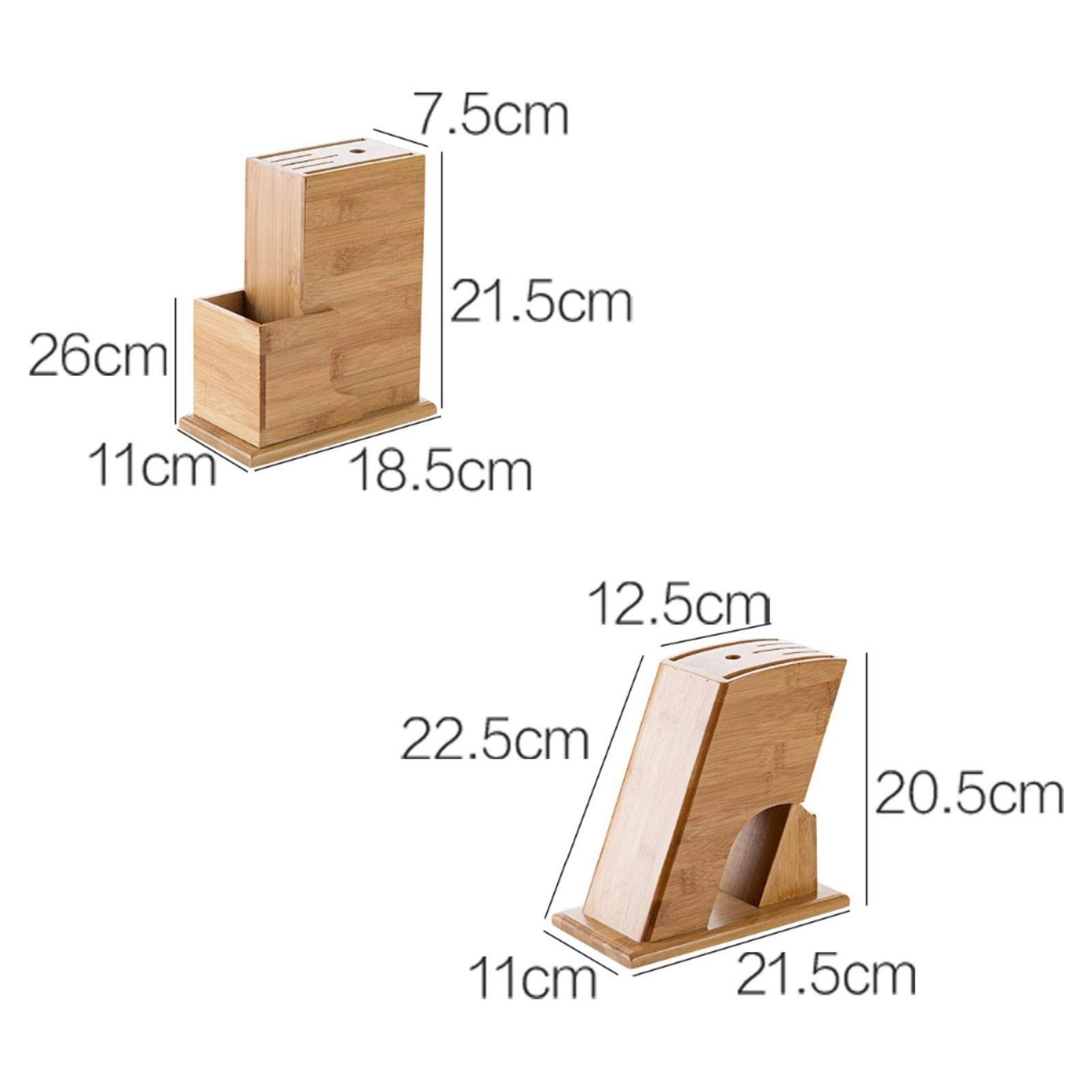 NC Vertical Knife Holder, Universal Knife and Accessory Storage Box, 5 Slots