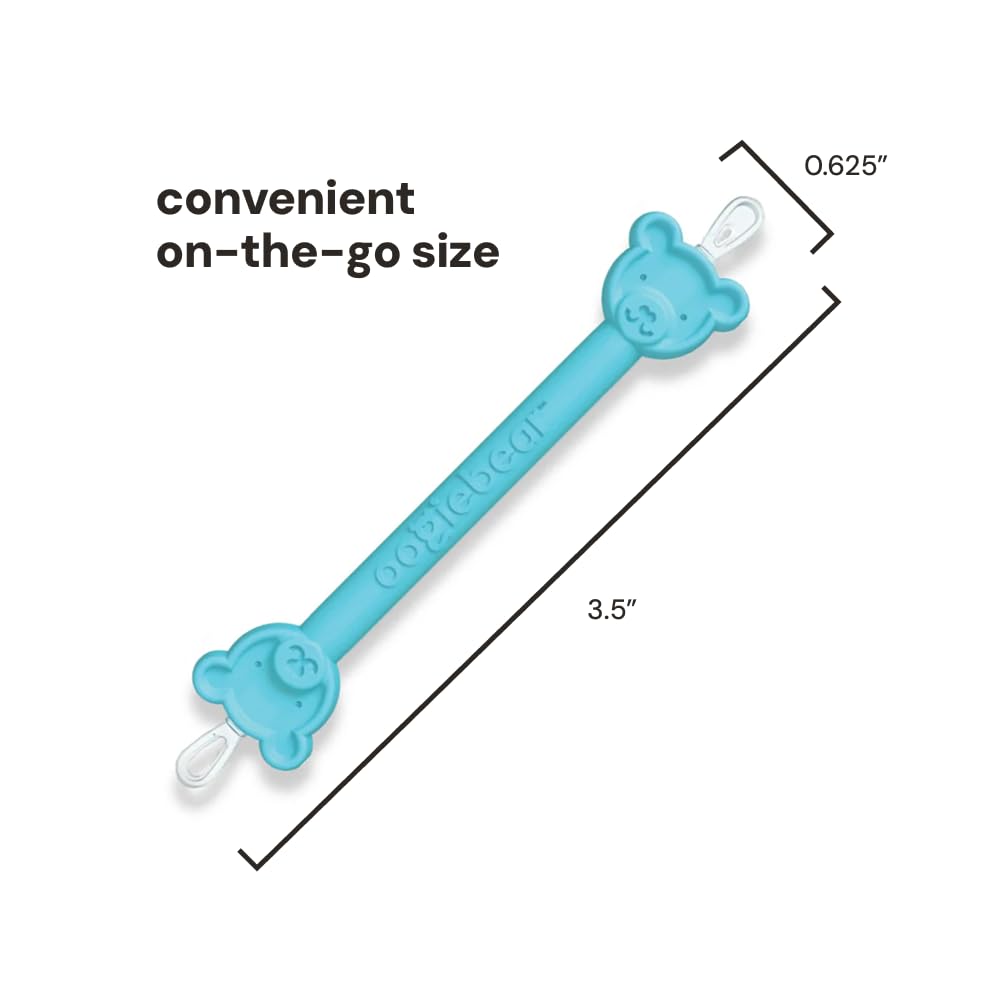 oogiebear - Nose and Ear Gadget. Safe, Easy Nasal Booger and Ear Wax Remover for Newborns, Infants and Toddlers. Dual Earwax and Snot Remover. Aspirator Alternative