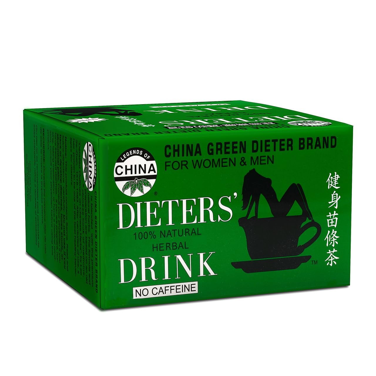 Uncle Lee's China Green Herbal Tea, No caffeine, 100% Natural, 30 Count (Pack of 3)