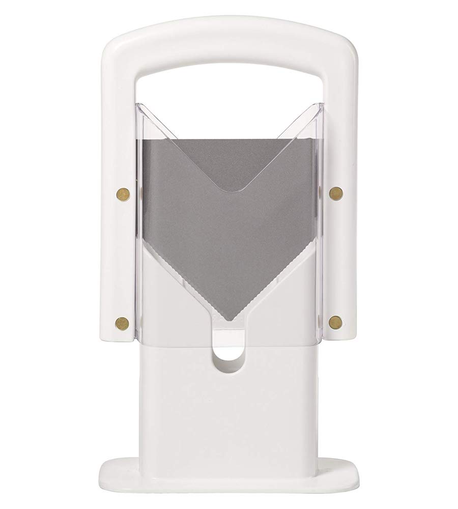Hoan The Original Bagel Guillotine Universal Slicer, 9.25-Inch, White