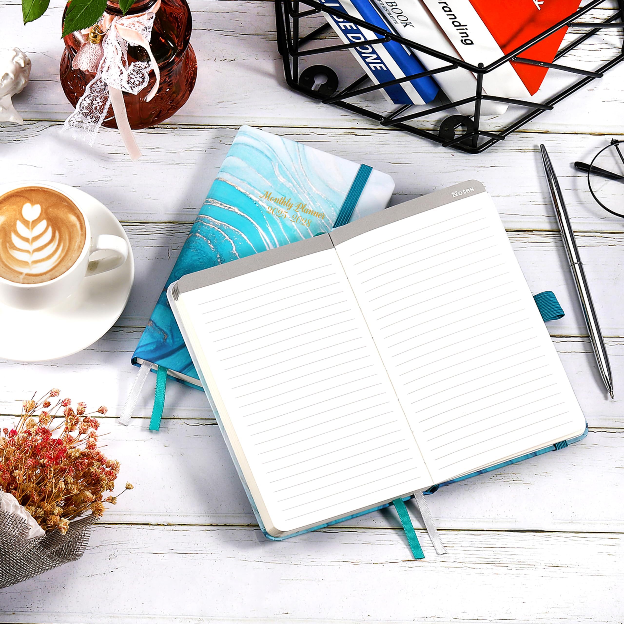 2023-2026 Pocket Planner/Calendar - Jul 2023 - Jun 2026, 3 Year Monthly Planner 2023-2026, 6.3" × 3.8" Calendar Planner, 61 Note Page, 2 Bookmarks, Pen Loop, Inner Pocket, Perfect Organizer for Purse