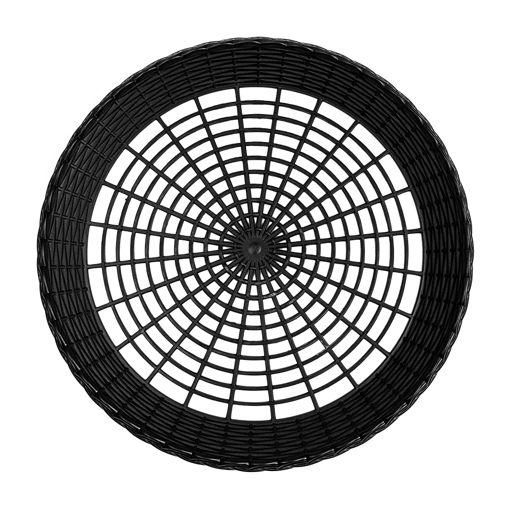 EBIGIC Paper Plate Holders , 8/12/24 Packs 9/10 Inch paper plate holders reusable Black Plastic Heavy Dutysupports for Picnic party dinner