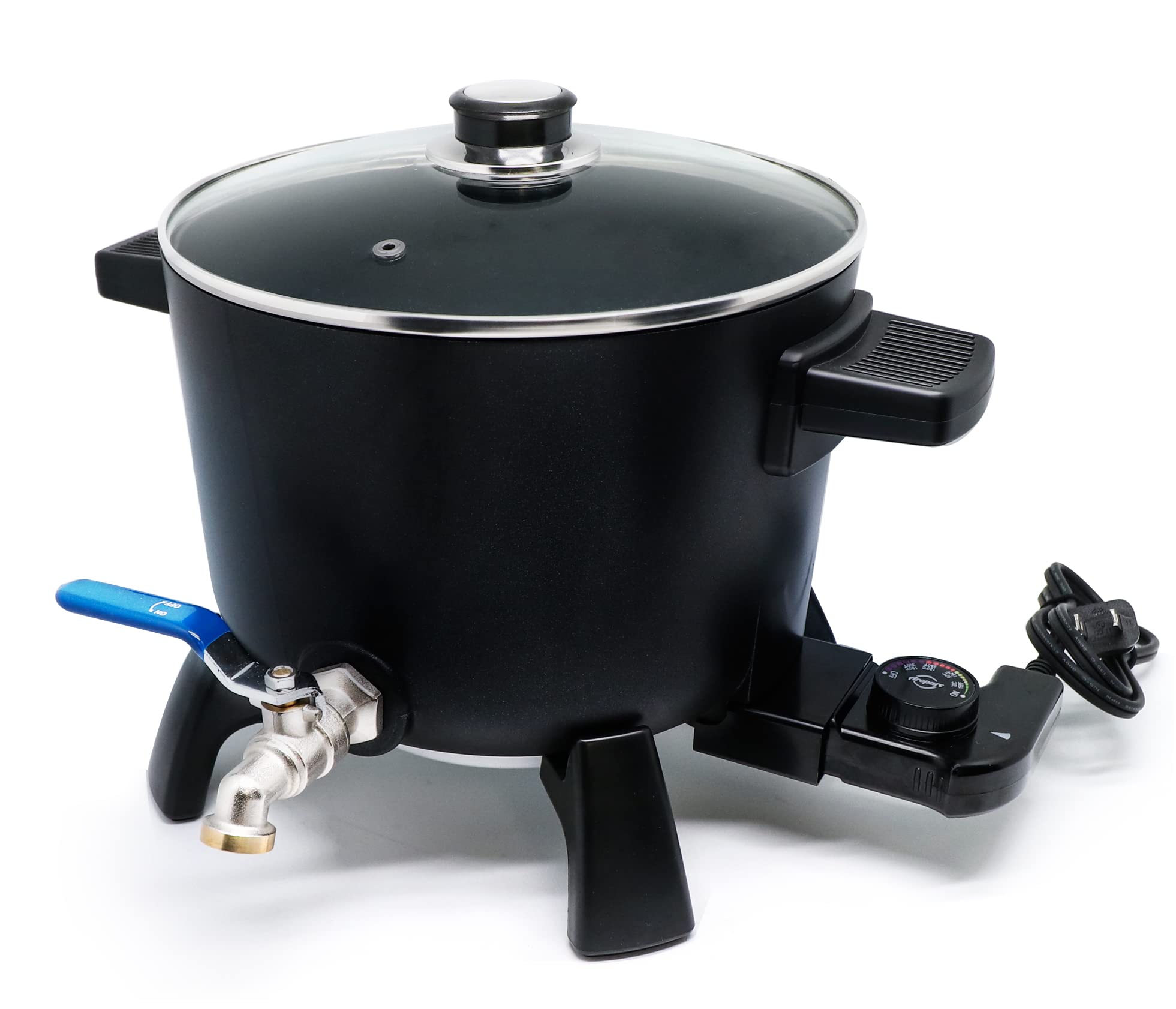 Wax Melter for Candle Making, Soy Wax Melting Pot Holds 6Qts (11 Lbs) of Melted Wax, Pouring Pot with Quick-Pour Valve