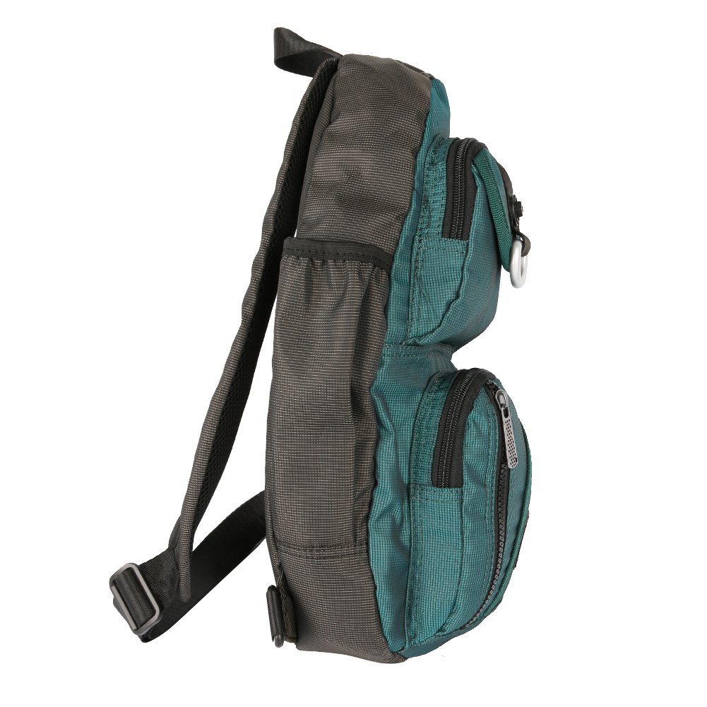 Vanlison Sling Bag, Chest Bag, Sling Backpack Shoulder Bag For Men Women Black