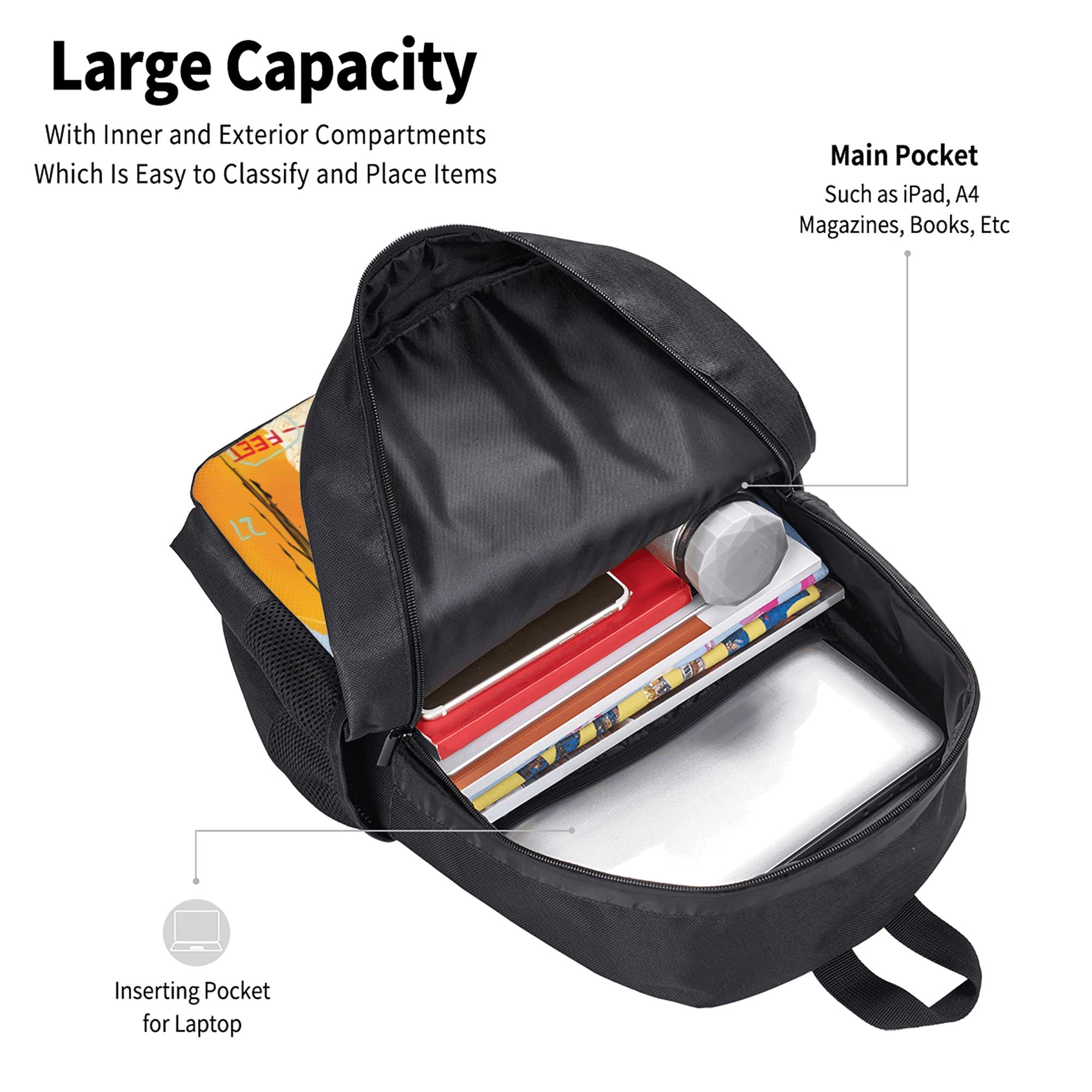 ZeldaRRay Backpack Men Women Custom Fashion Travel Daypack Backpack,School Bookbag