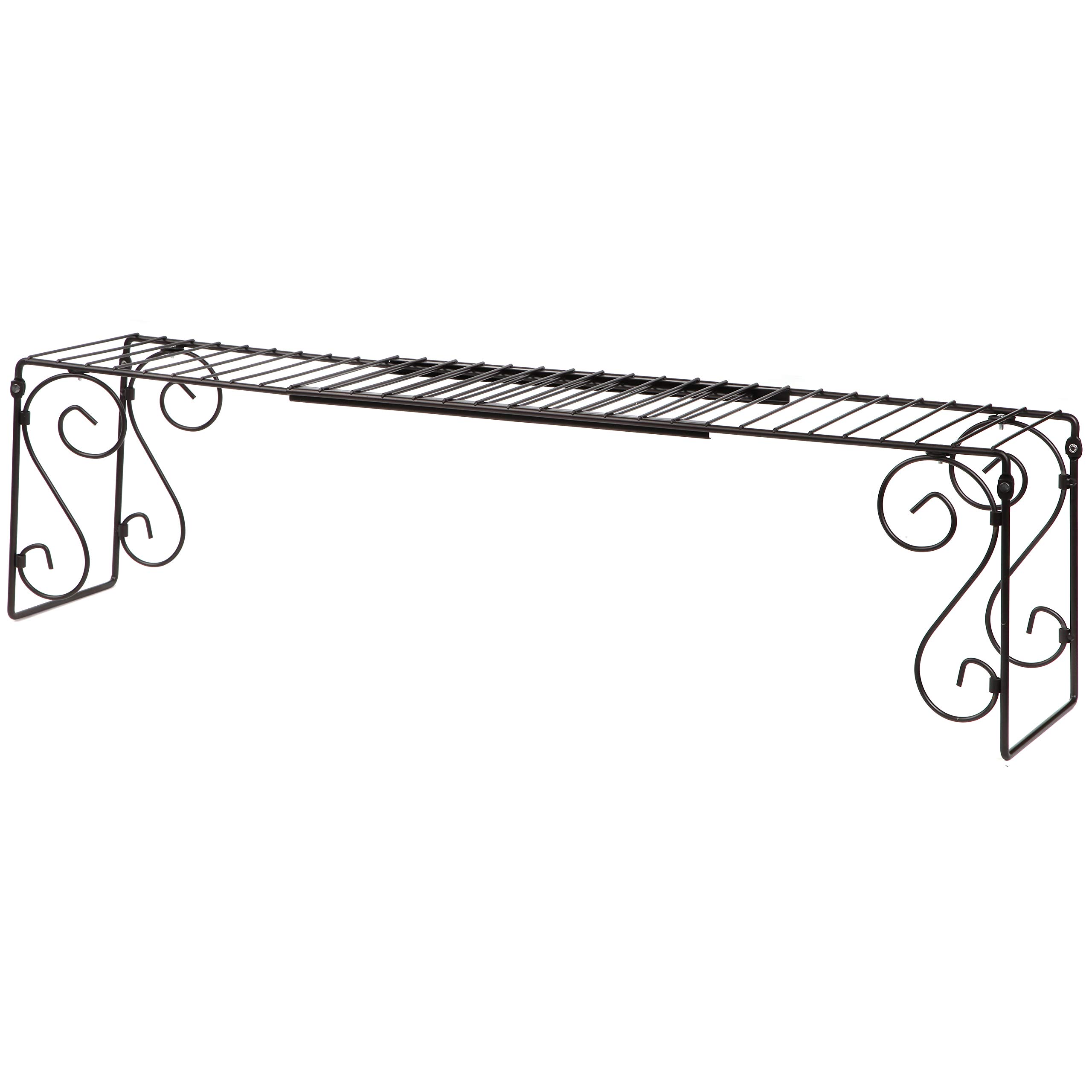 Trenton Gifts Kitchen Storage Sink Shelf Organizer, Expandable Wire Rack, Bronze
