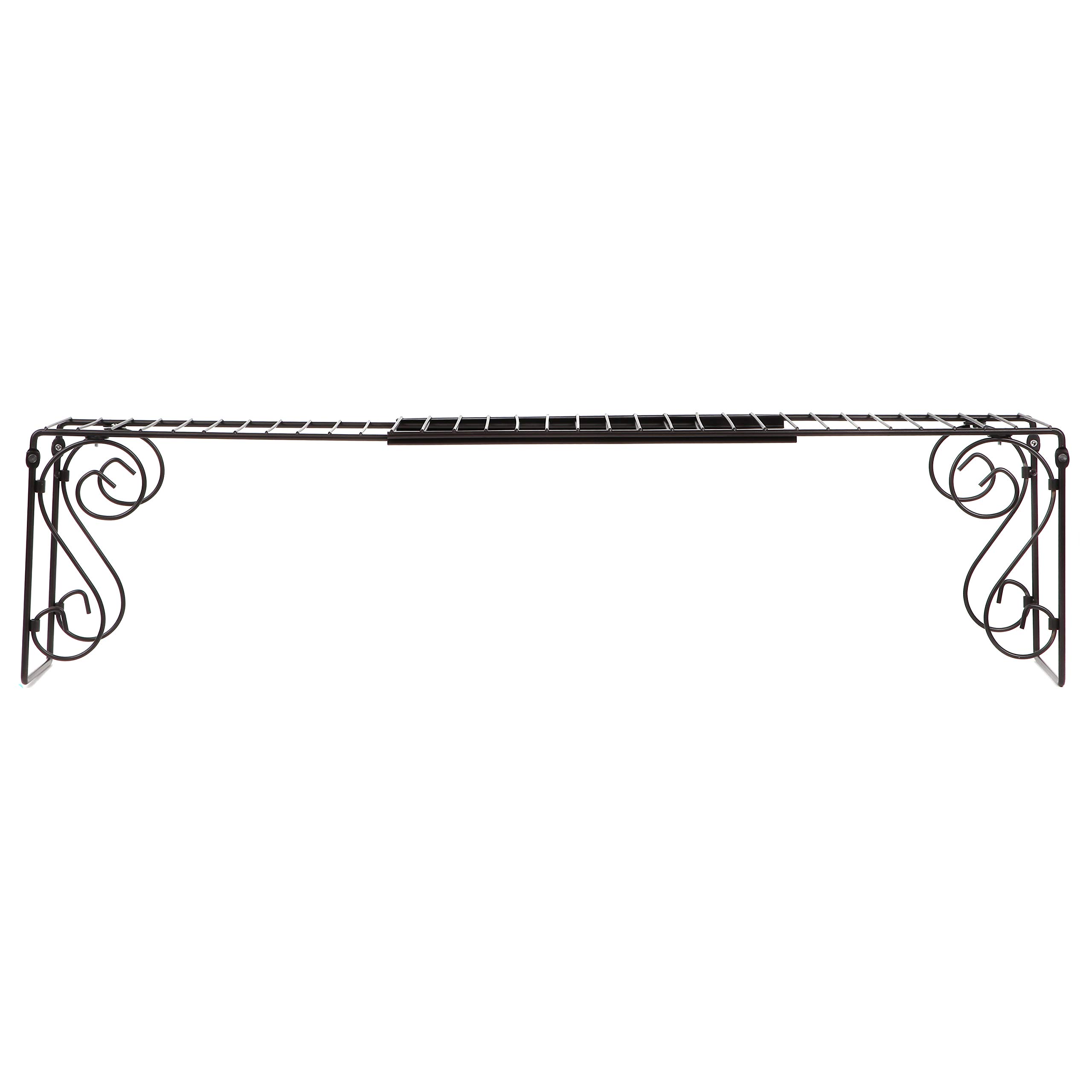 Trenton Gifts Kitchen Storage Sink Shelf Organizer, Expandable Wire Rack, Bronze