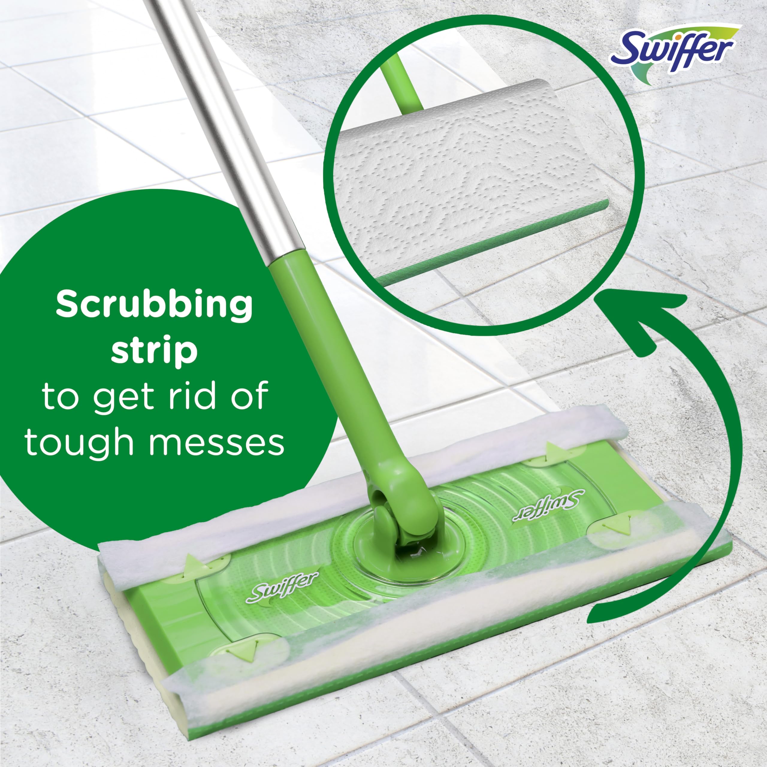 Swiffer Sweeper Wet Mopping Cloths, Open-Window Fresh, 24 count