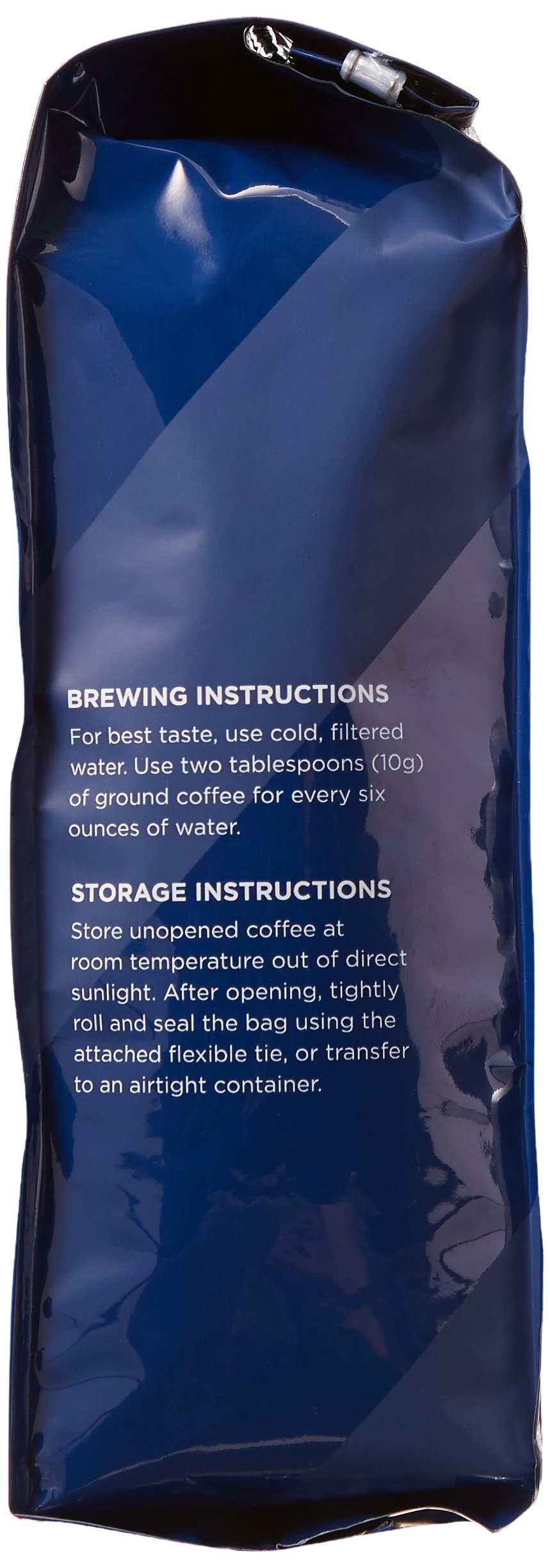 AmazonFresh Organic Fair Trade Peru Ground Coffee, Medium Roast, 12 Ounce