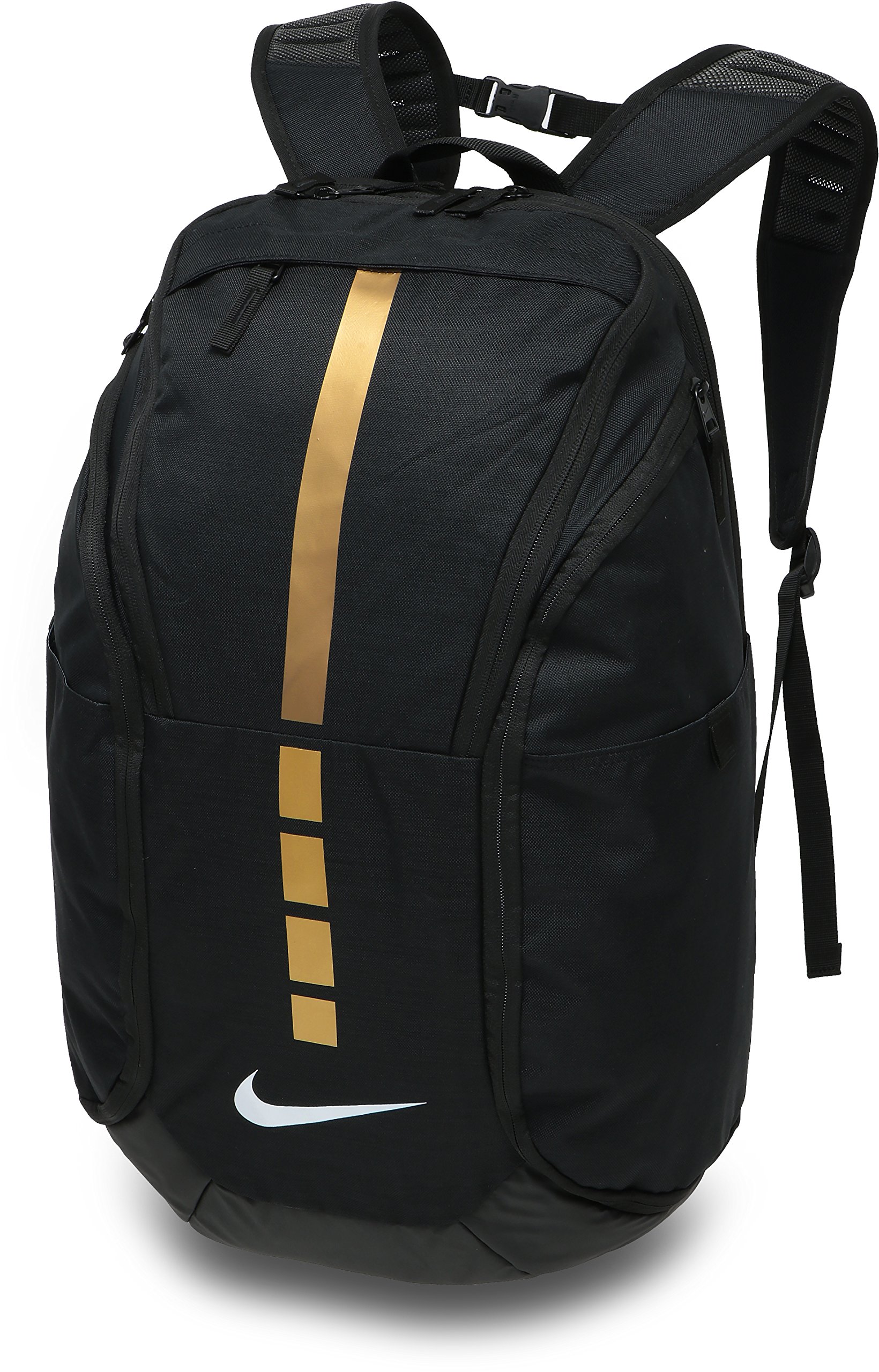 Nike Hoops Elite Hoops Pro Basketball Backpack,Black/Metallic Gold,One Size