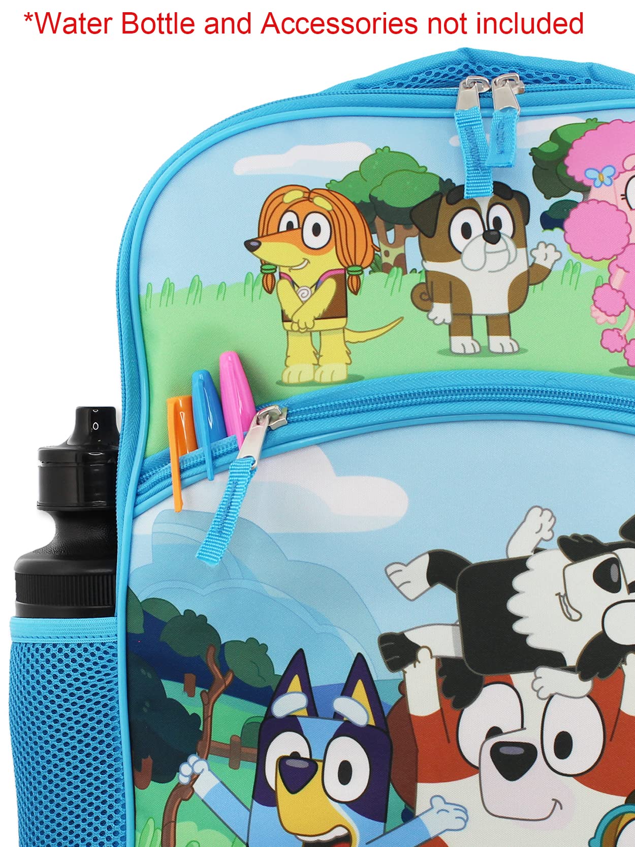 Bluey Kids 16 Inch School Backpack (One Size, Blue)
