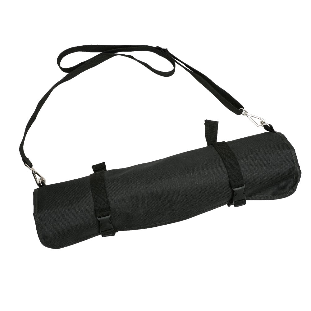 HERSENT Knife Roll, Chef Knife Roll Bag With 17 Slots Can Holds13 Knives,1 Meat Cleaver, And 3 Utensil Pockets,Durable Knife Case With Handle, Shoulder Strap & Zippered Mesh Pocket Holder