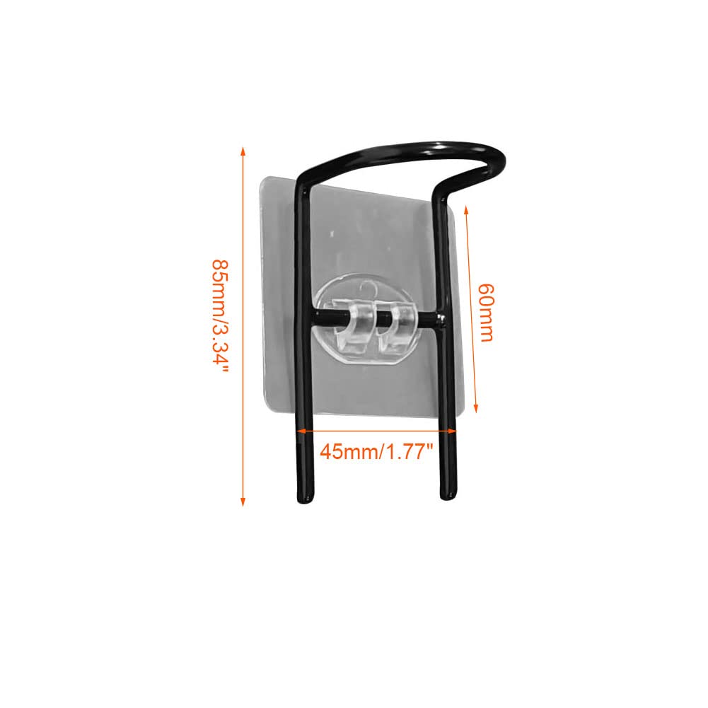XXHong Sponge Holder Dish Wand Holder Kitchen Brush Holder Black Sink Caddy Organizer 2 Packs