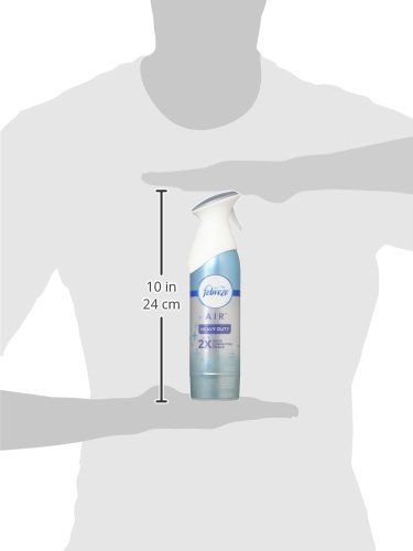 Febreze Air Freshener Heavy Duty Spray, Odor Fighter, Crisp Clean, 8.8 oz (Pack of 6)