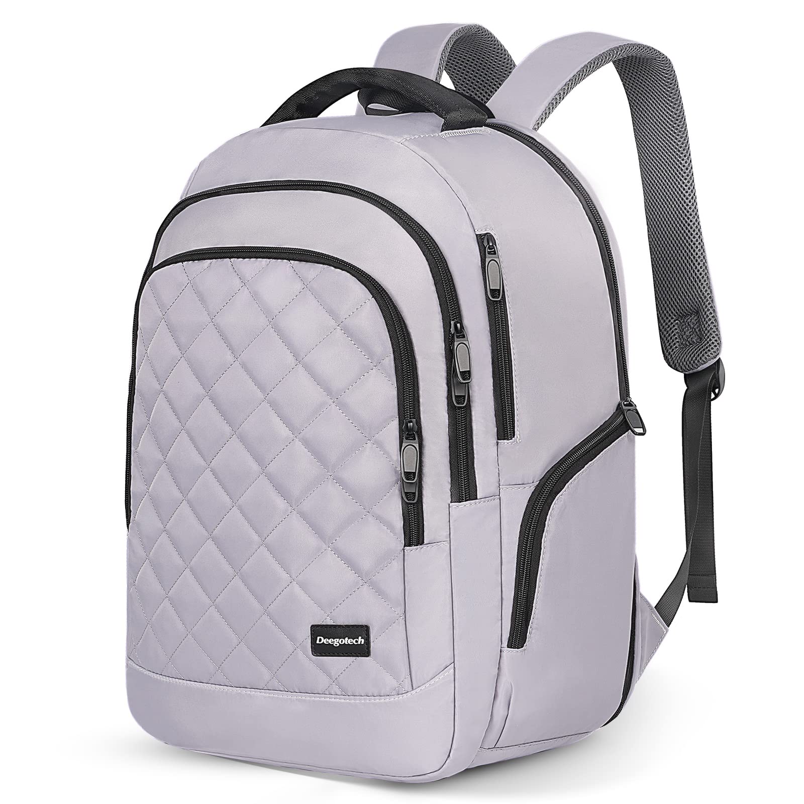 Deegotech 40L Travel Backpack for Women Airline Approved Carry On Backpack, Water Resistant Lightweight Large Travel Backpack for Clothes Personal Item, fit 17inch Laptop, College School Bookbag, Pink