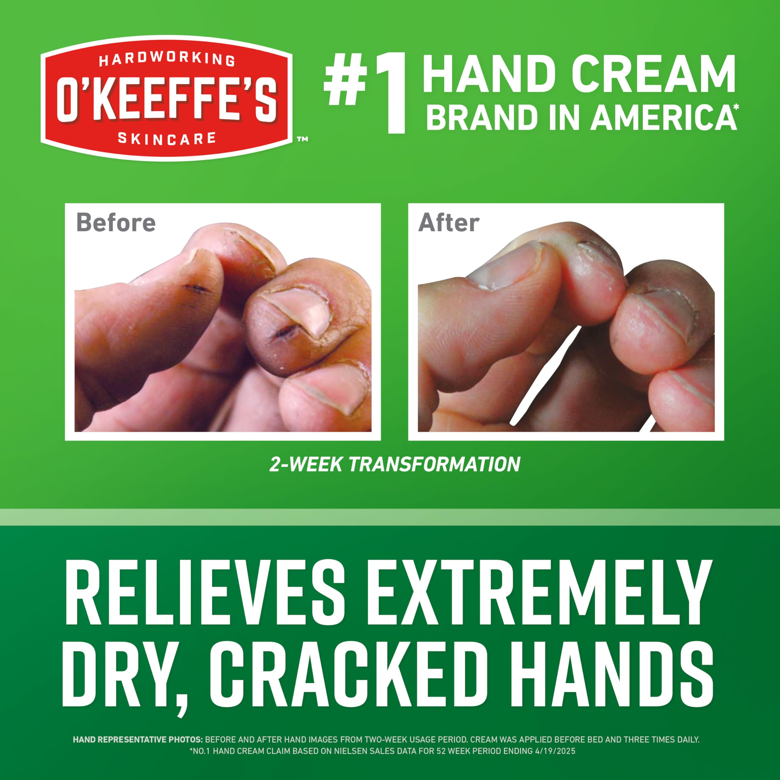O'Keeffe's Working Hands Hand Cream, For Extremely Dry, Cracked Hands, 6.8 oz Jar (Value Size, Pack of 1)