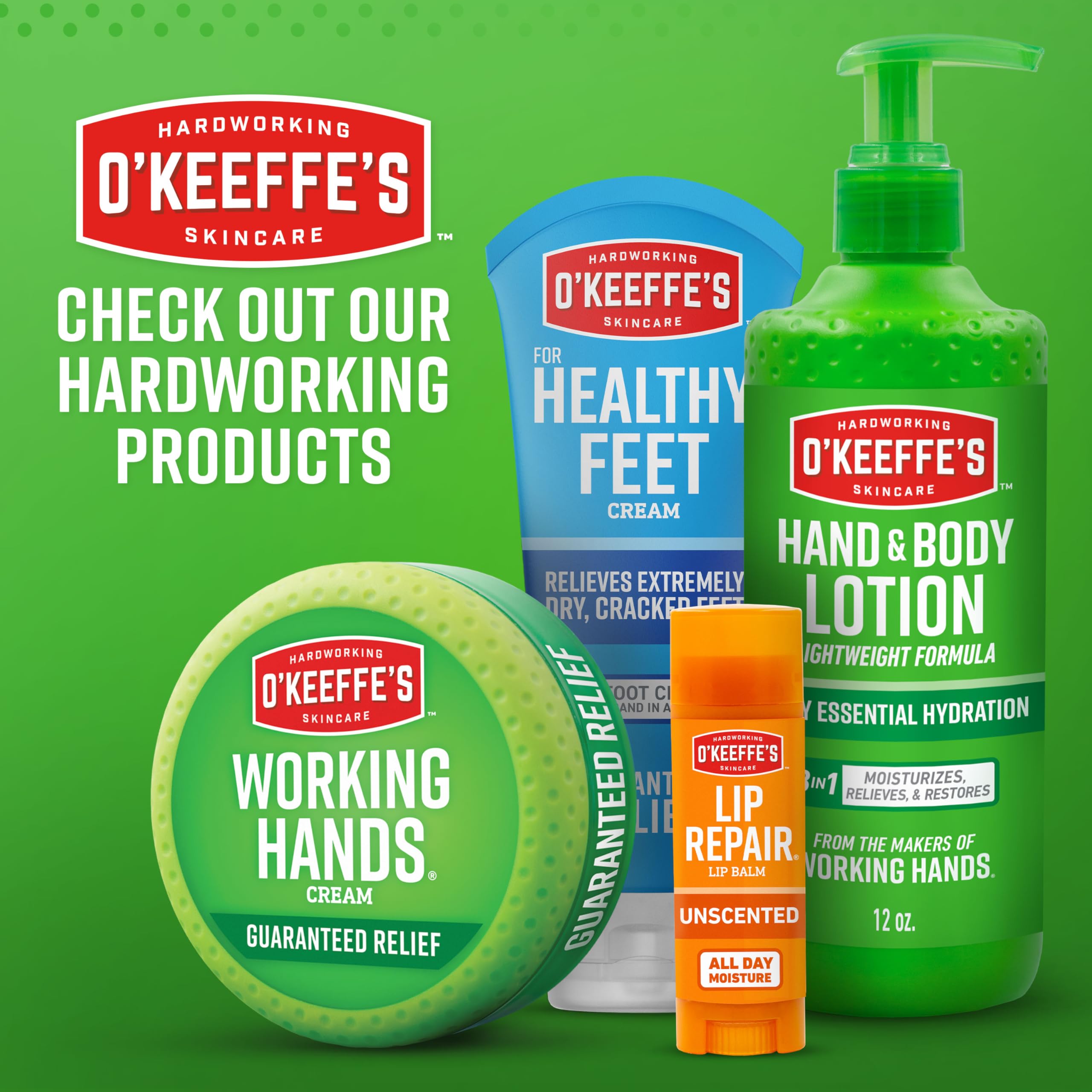 O'Keeffe's Working Hands Hand Cream, For Extremely Dry, Cracked Hands, 6.8 oz Jar (Value Size, Pack of 1)