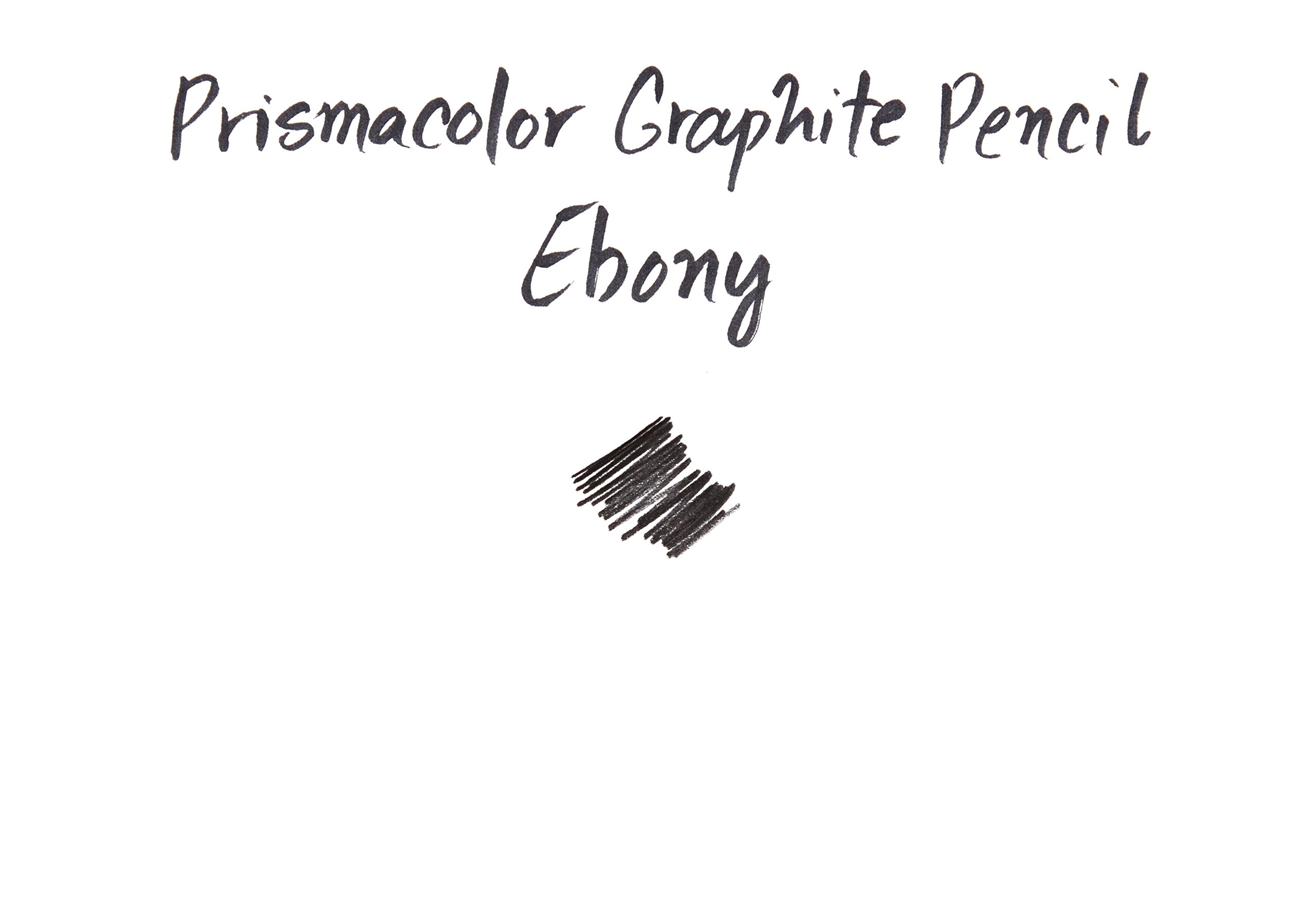 Prismacolor Ebony Graphite Drawing Pencils, Black, 2-Count
