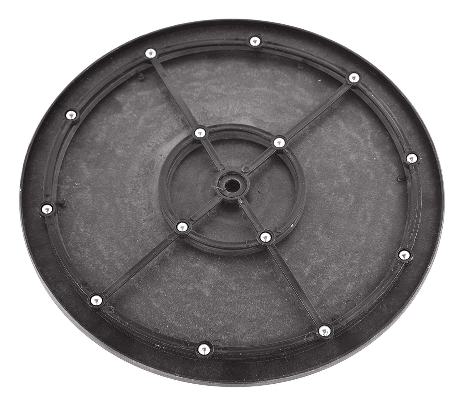 JEDFORE Multi-use Heavy Duty 360° Rotating Swivel Stand Turntable with Steel Ball Bearings for Big Screen TV Computer Monitor Lazy Susan (12 Inches, 2 Pack)