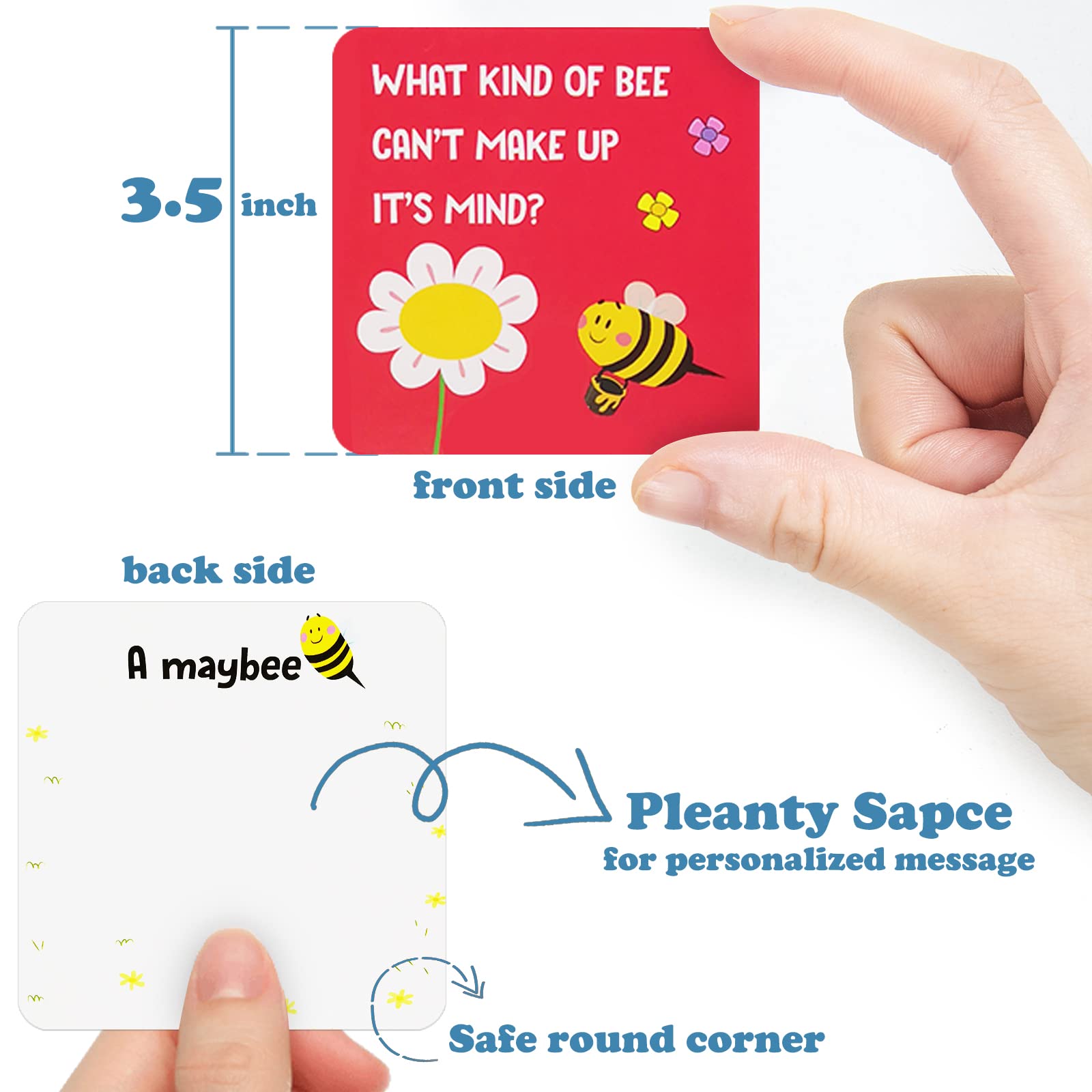 Lunch Box Jokes for Kids, 60PCS Cute Inspirational and Motivational Lunch Notes Jokes Cards for Kids Boys Girls Lunchbox (Q&A)