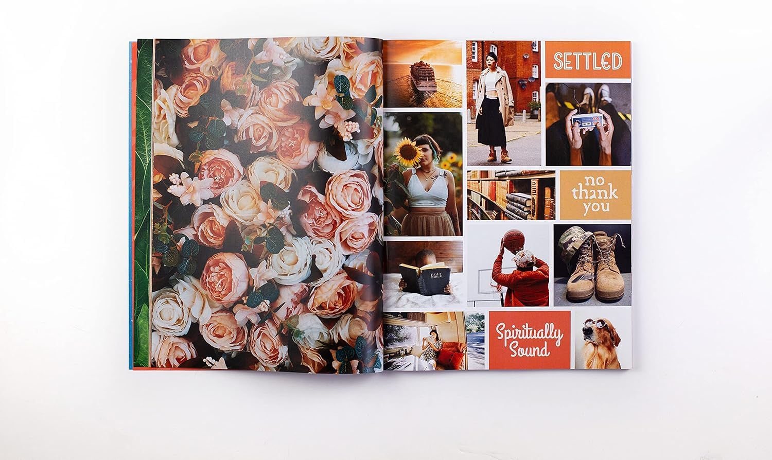 Free Period Press Vision Board Book, 700+ Words & Images in All Categories, for Visualizing Your Life Goals & Dreams, Playful, Stylish and Diverse Pictures for Collage Making & Scrapbooking