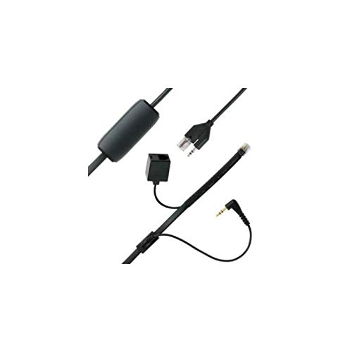 Plantronics APD-80 Electronic Hook Switch Adapter (87327-01),Black