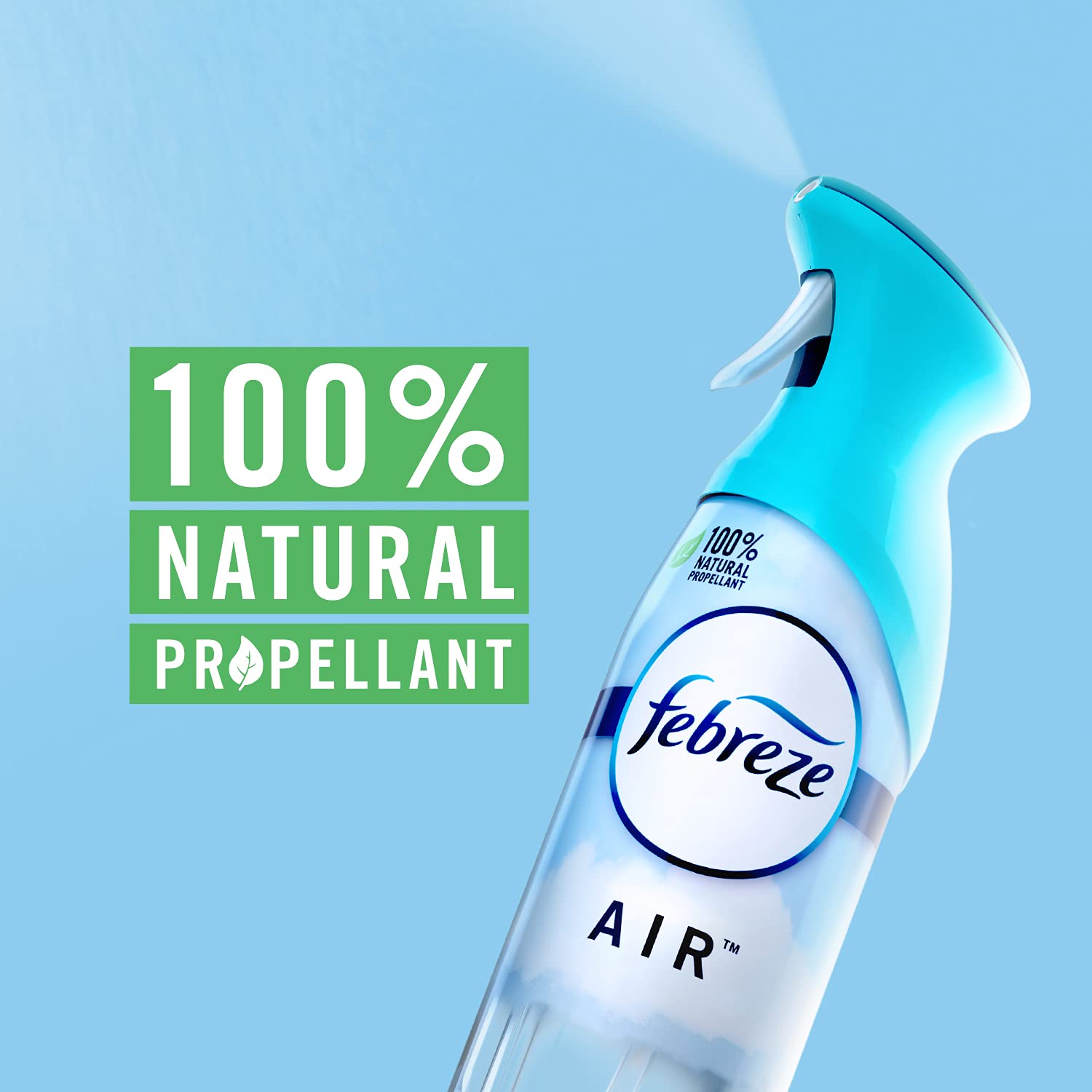 Febreze Air Freshener Spray, Air Deodorizer Odor Fighter Spray For Strong Odors, Bathroom Deodorizer, Heavy Duty Crisp Clean Scent, 8.8 Oz (Pack of 3), Bathroom Spray, Air Refresher