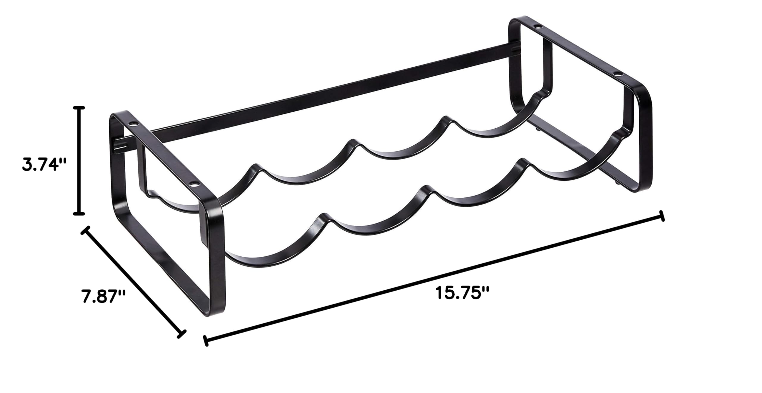 Amazon Basics Tabletop Stackable Wine Rack