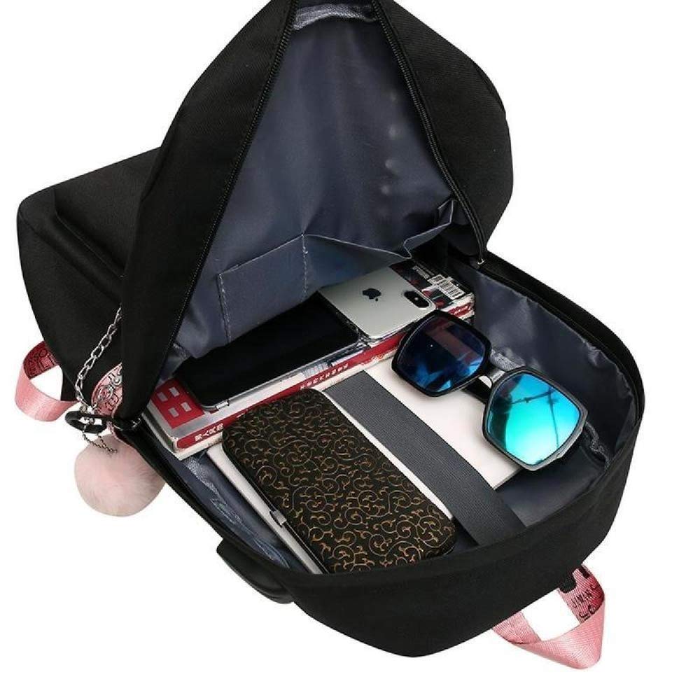 Alikpop USB Backpack Jimin Suga Jin Taehyung V Jungkook Korean Casual Backpack Daypack Laptop Bag College Bag Book Bag School Bag