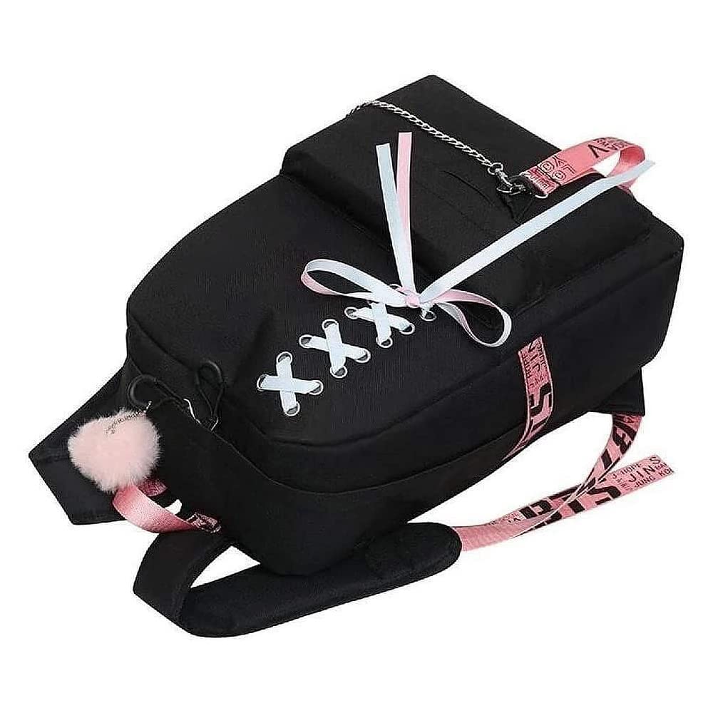 Alikpop USB Backpack Jimin Suga Jin Taehyung V Jungkook Korean Casual Backpack Daypack Laptop Bag College Bag Book Bag School Bag