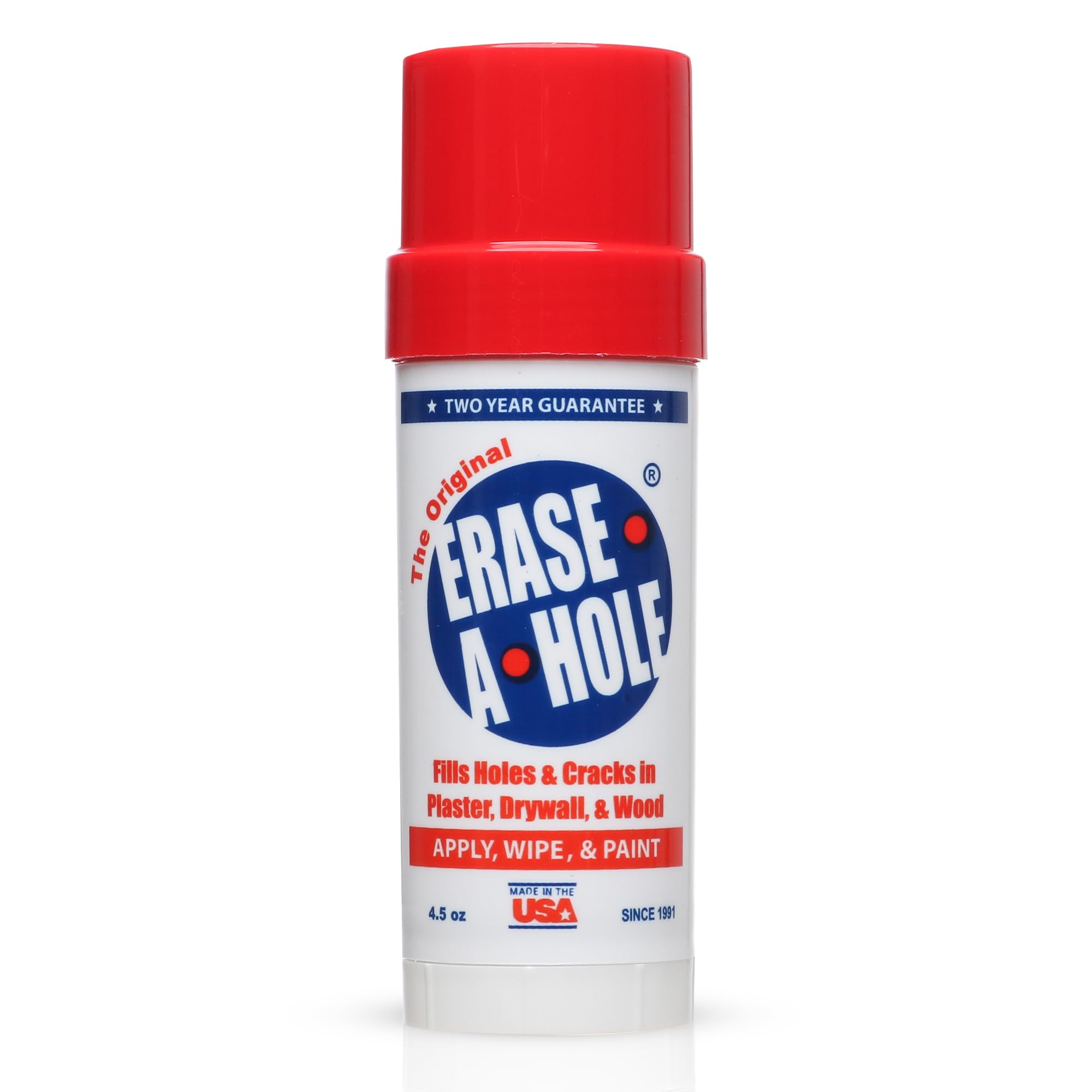 Erase-A-Hole The Original Drywall Repair Putty: A Quick & Easy Solution to Fill The Holes in Your Walls-Also Works on Wood & Plaster (1)