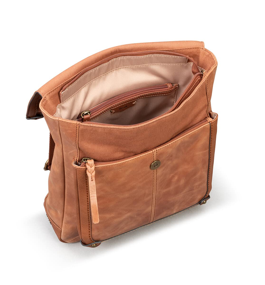 the sak womens Ventura Leather Convertible Backpack, Teak Ii, One Size US